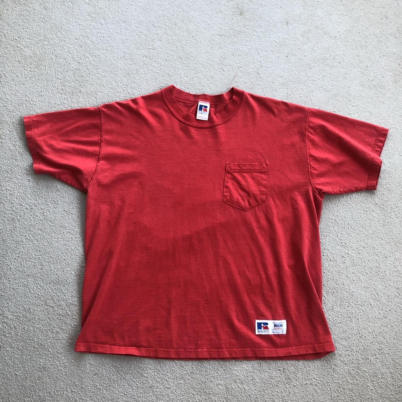 Vintage Russell Athletic 90’s tee. Made in USA.... - Depop