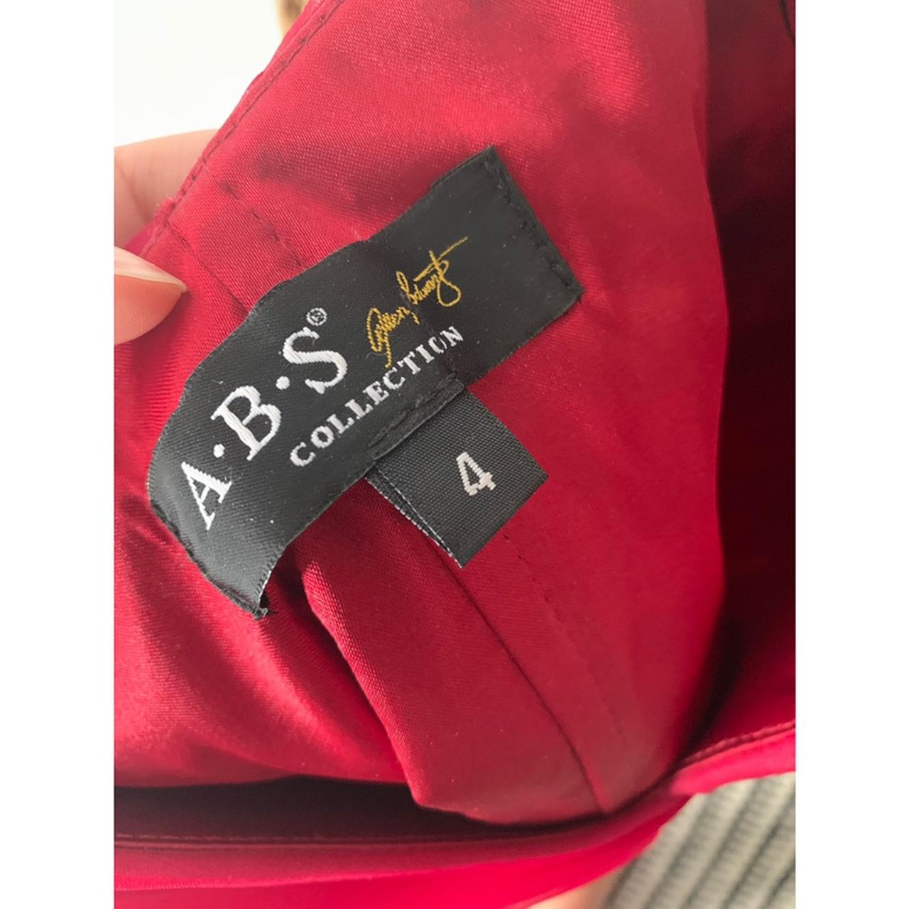 Strapless, red ABS dress. Perfect for costume... - Depop