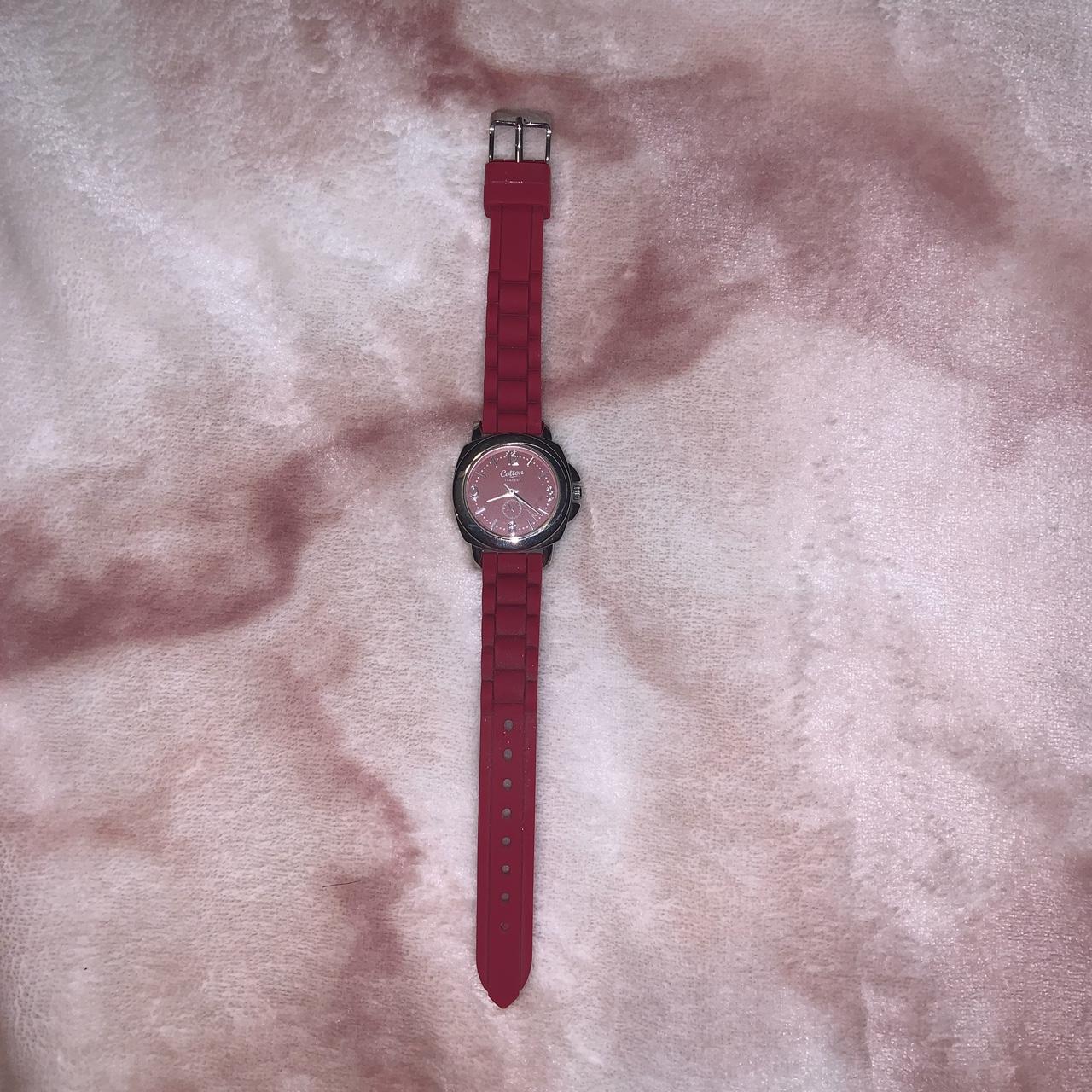 A cherry red Cotton Traders watch. 🍒 Gender neutral,... - Depop