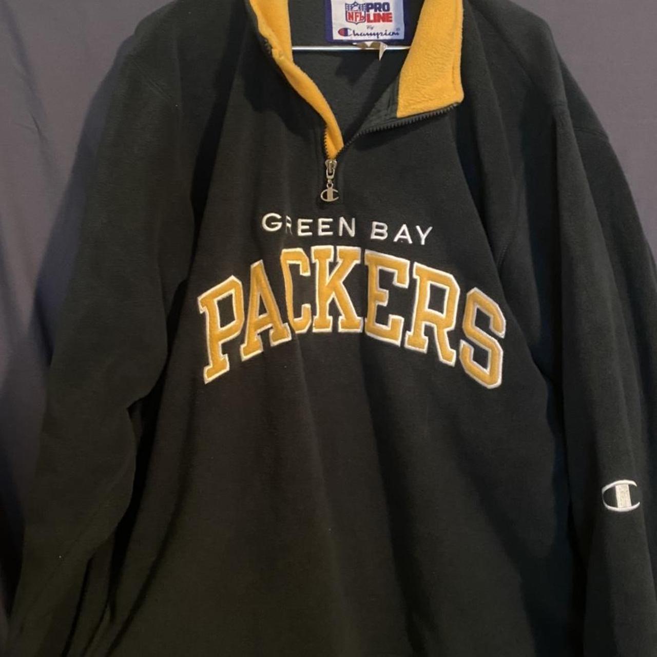 Mens quarter zip NFL Pro Line by champion ‘Green Bay... - Depop