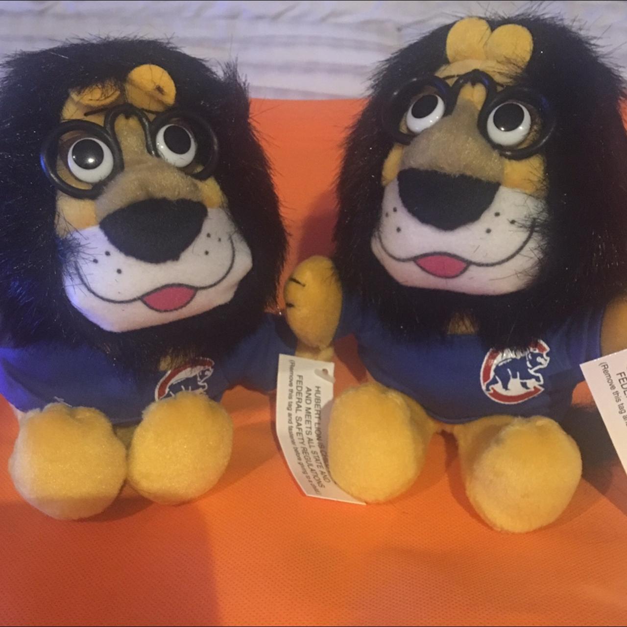 Hubert Lion, the mascot of Harris Bank (BMO), with... - Depop