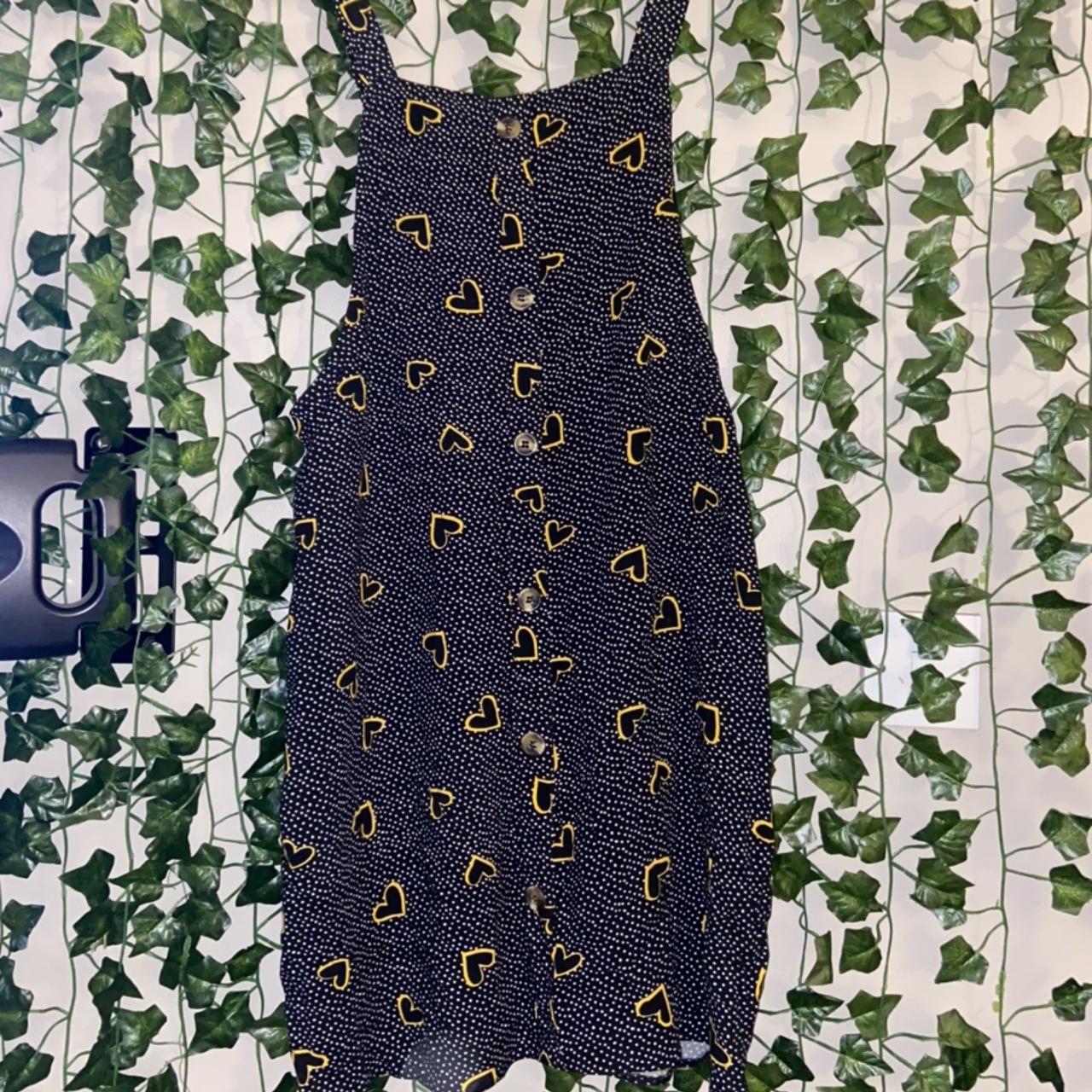 Primark dotted overall dress Never worn Size 10 - Depop