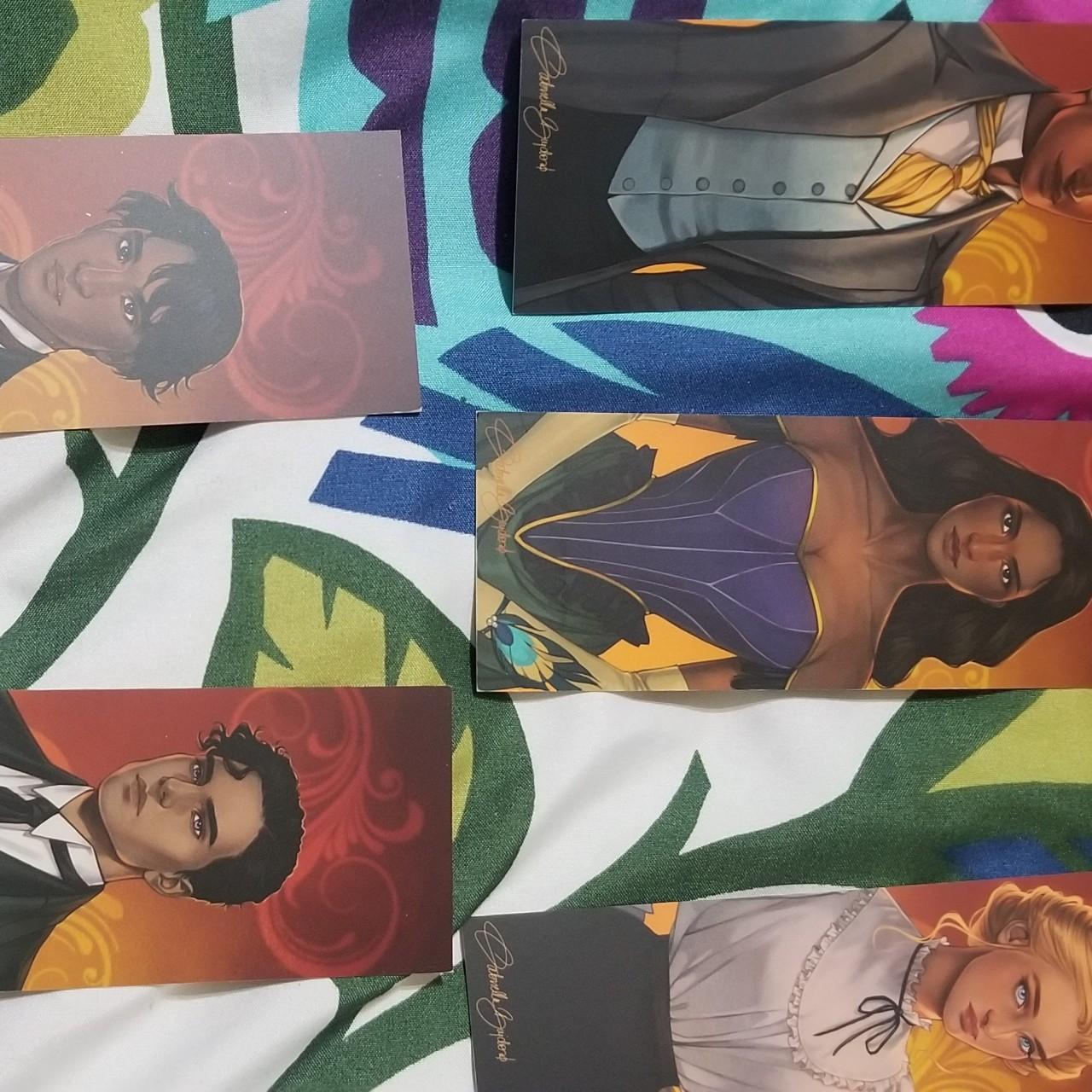 Gilded wolves bookmark set Illumicrate roshani... - Depop