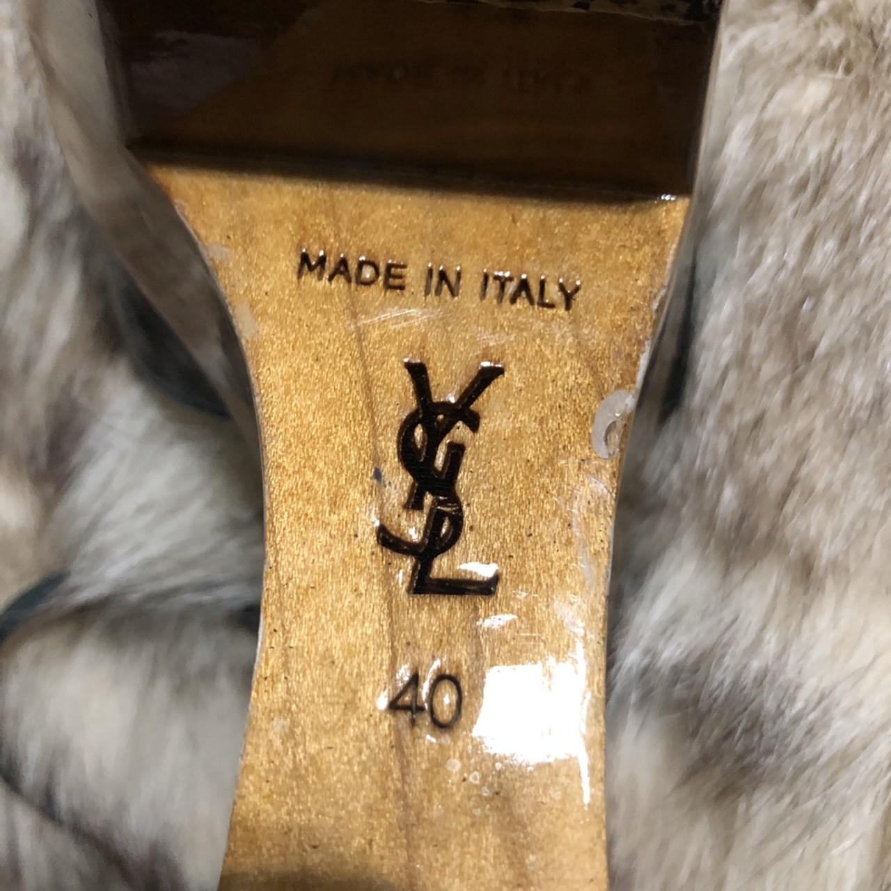 YSL wedges. Fit a 9/9.5 comfortably. Minor wear and... - Depop