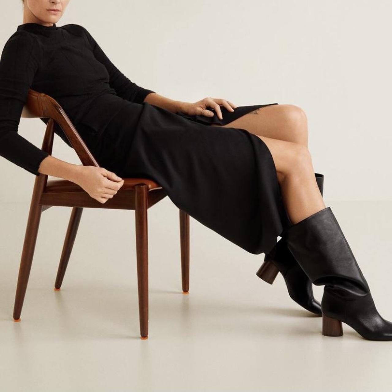 Mango premium committed collection boots never worn... - Depop