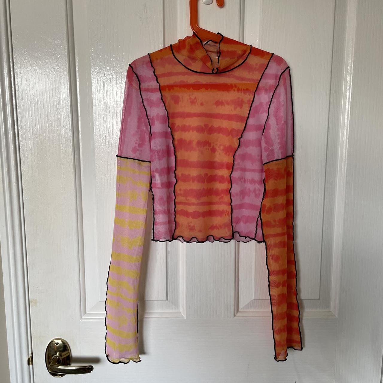 Verge Girl Sheer 2000s style mesh top, super fun and... - Depop
