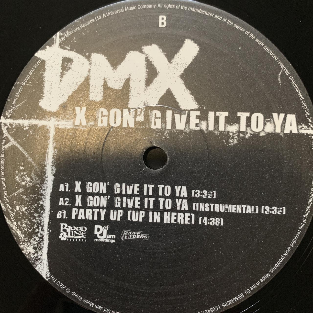 DMX X GON’ GIVE IT TO YA 12 inch Vinyl Single 3... - Depop