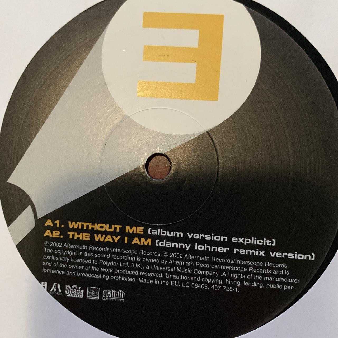 Eminem “Without Me” 3 Track 12 Inch Vinyl Single... - Depop