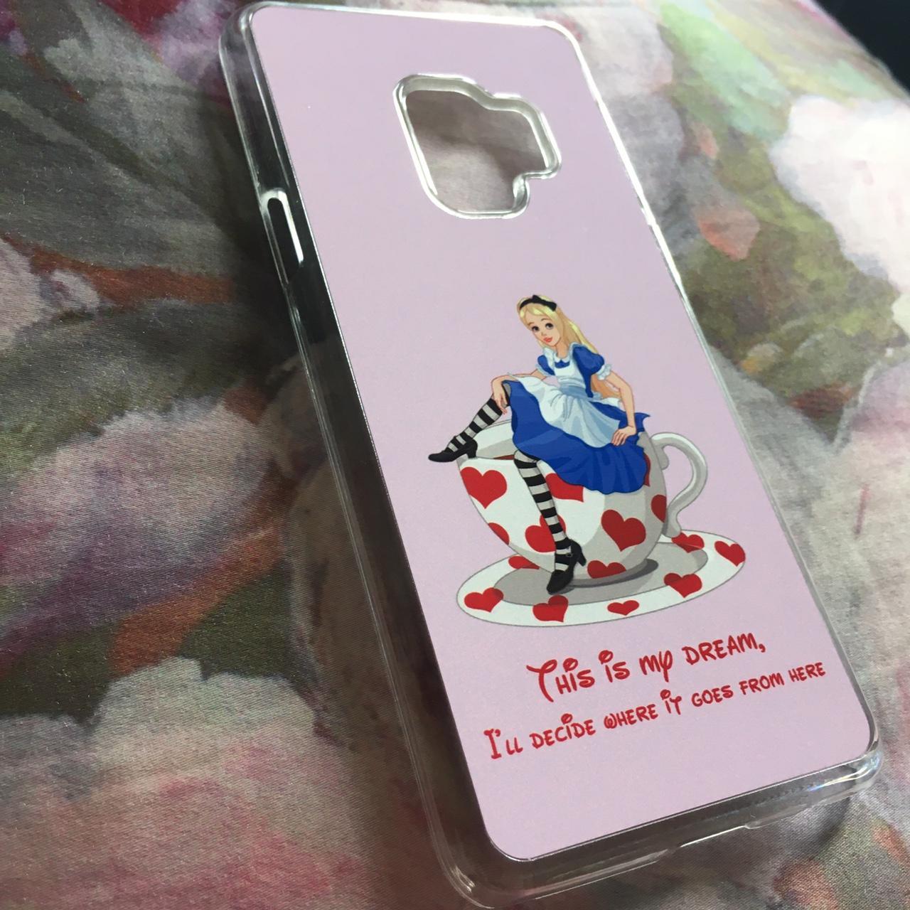 Pink Alice in Wonderland quote phone case for... - Depop