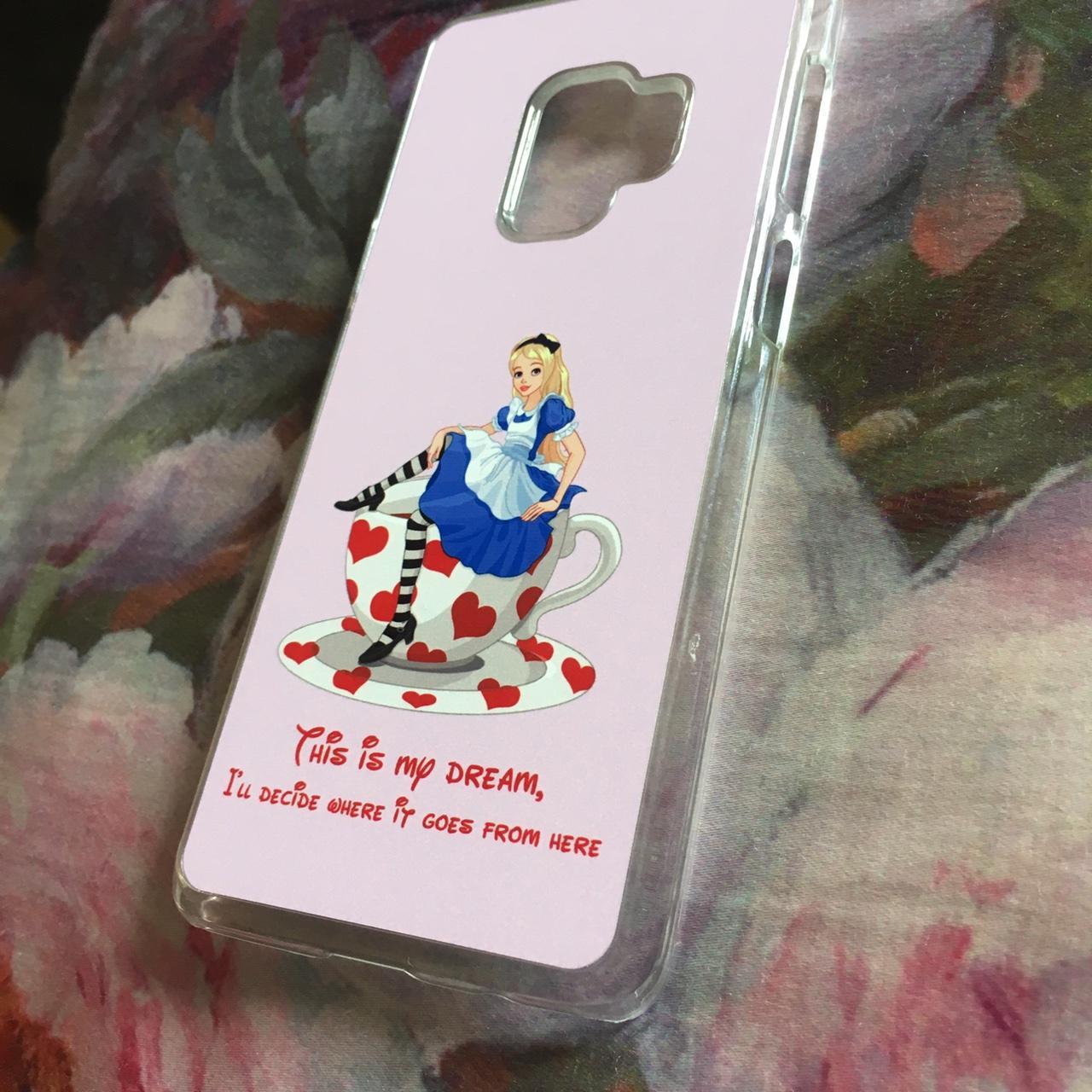 Pink Alice in Wonderland quote phone case for... - Depop