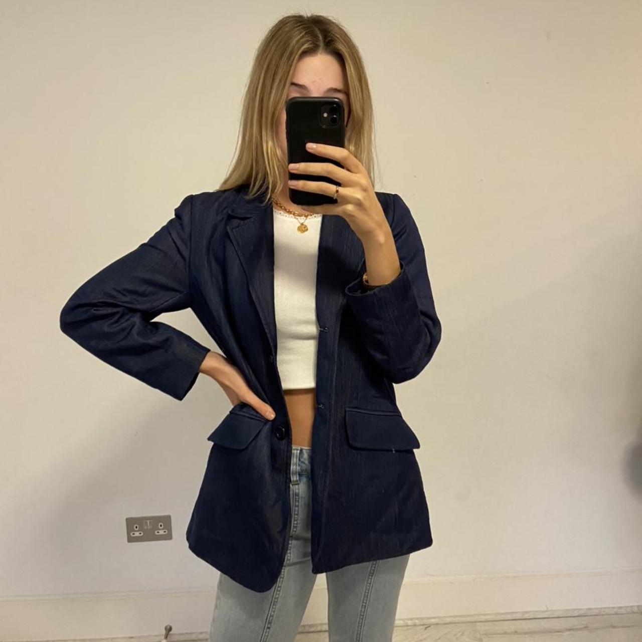 New Look Women's Navy Jacket | Depop