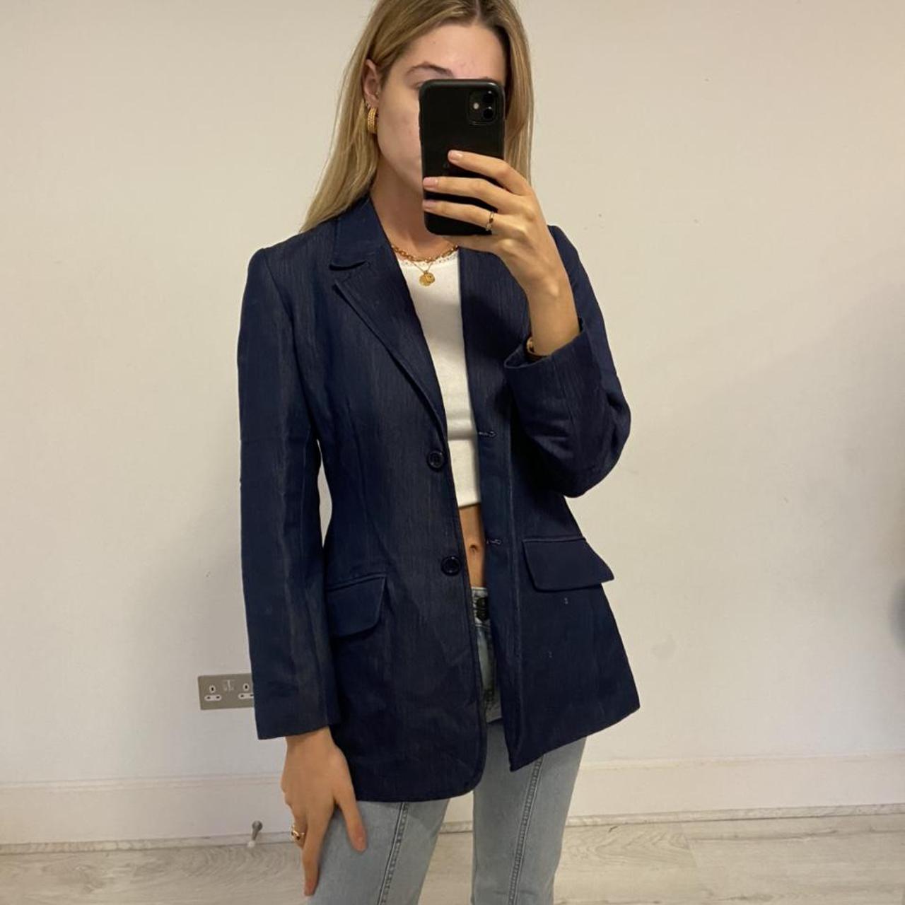 New Look Women's Navy Jacket | Depop