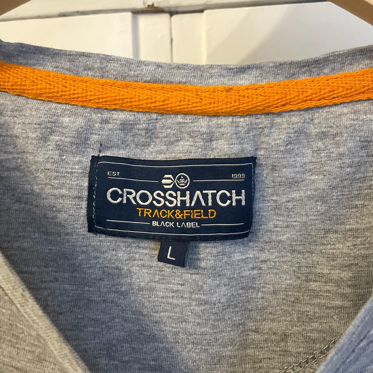 Mens Crosshatch track and field grey tshirt Worn... - Depop