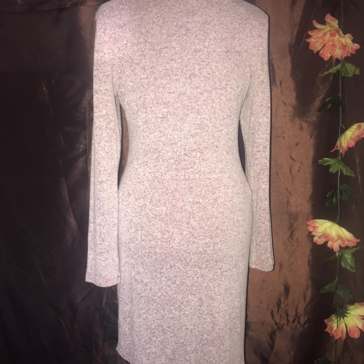 Charming Charlie Women's Pink and Burgundy Dress | Depop