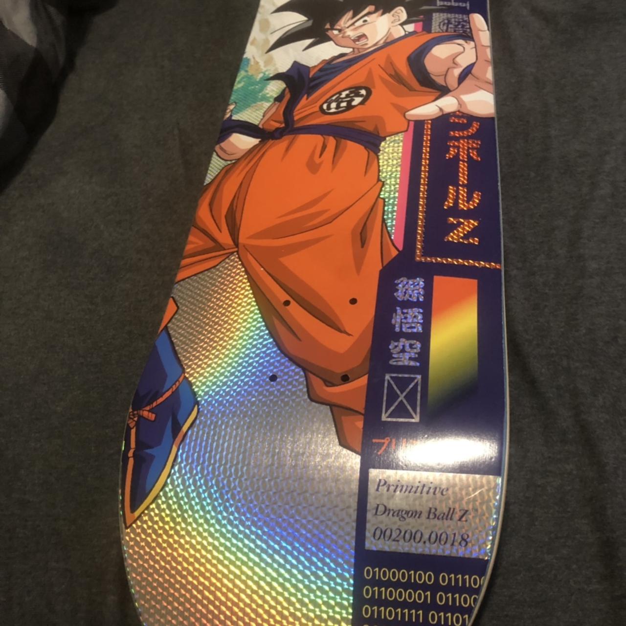 Dragon ball z primitive goku deck size 8.5 - Depop