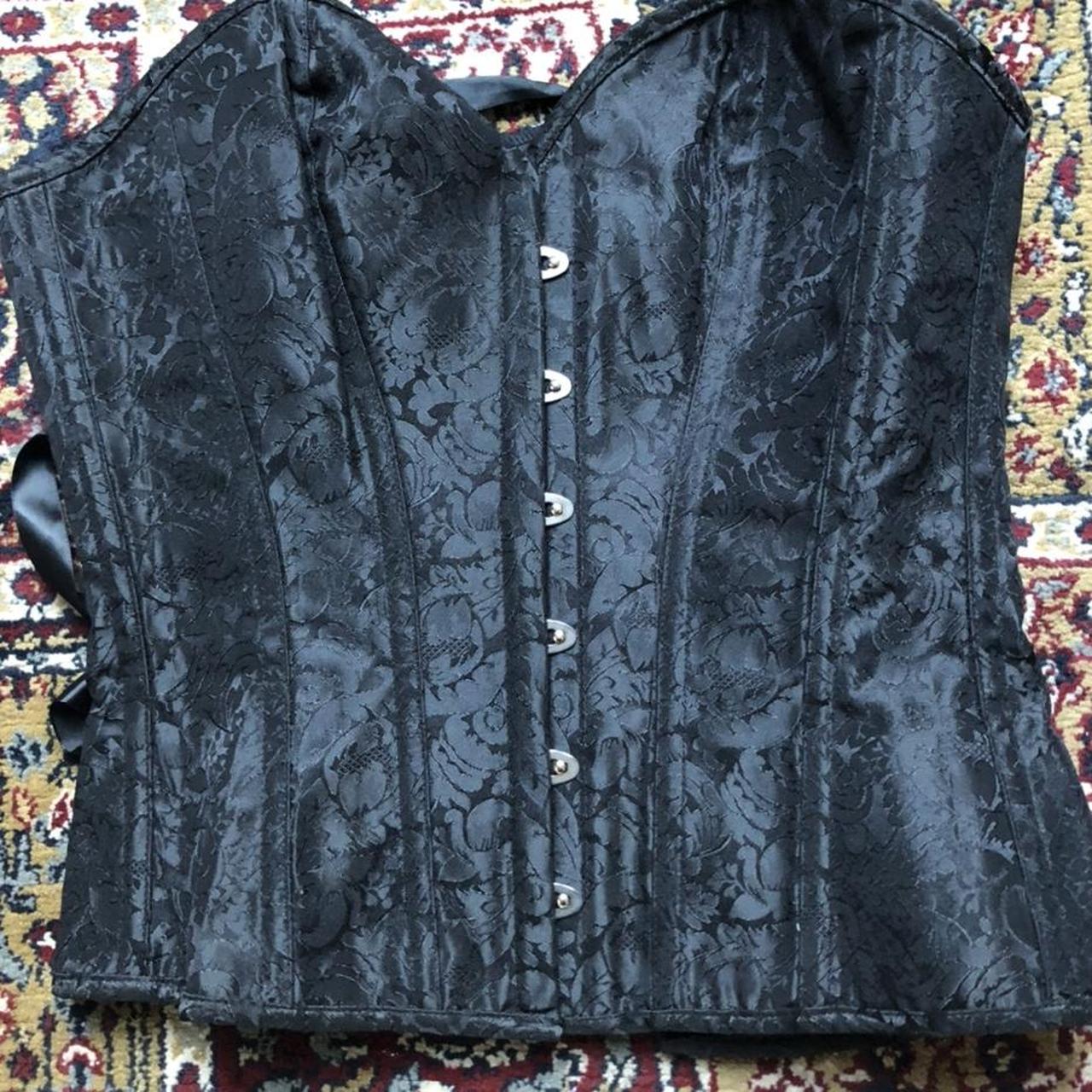 Women's Black Corset | Depop