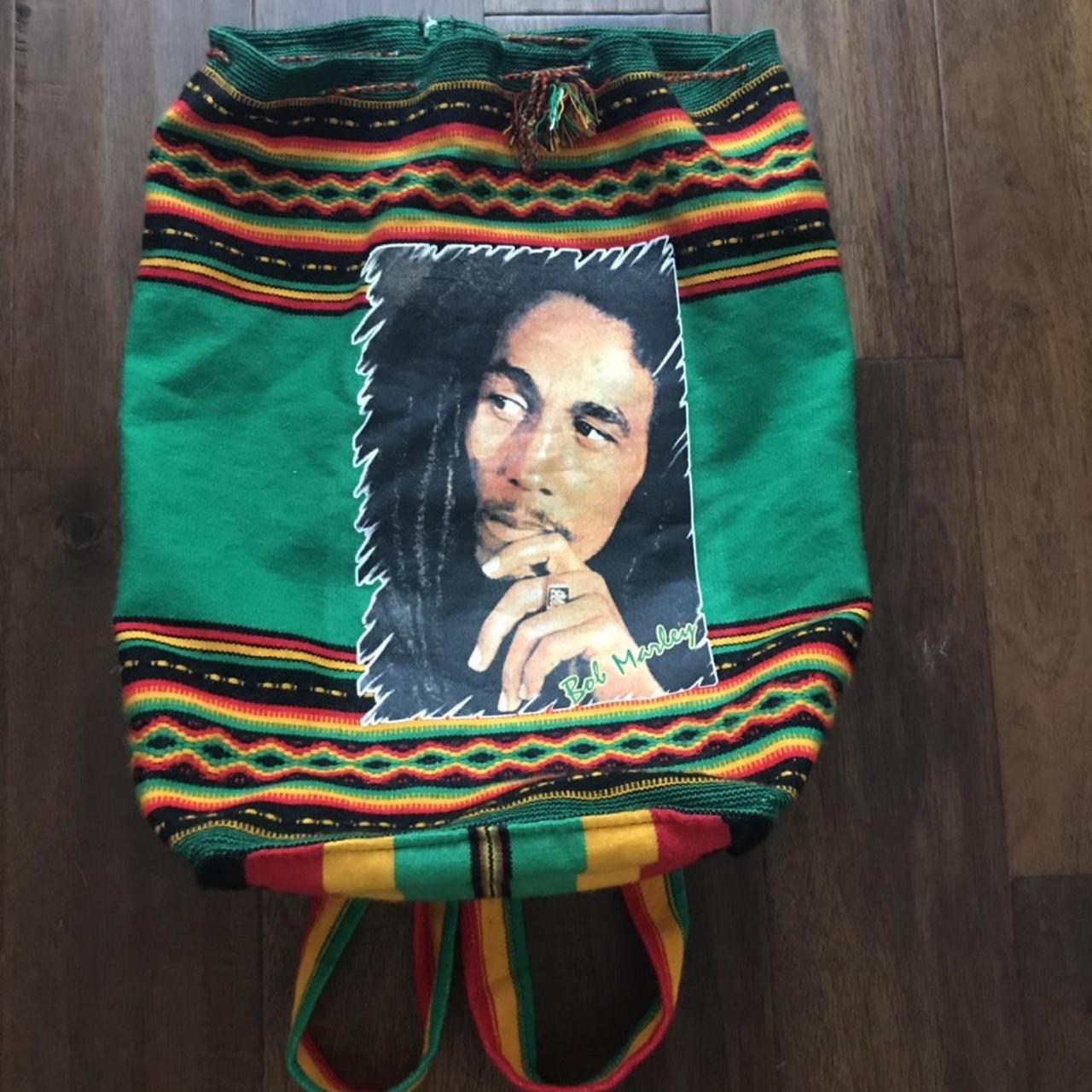Vintage 90’s Bob Marley bag Sz- osfa Condition:... - Depop