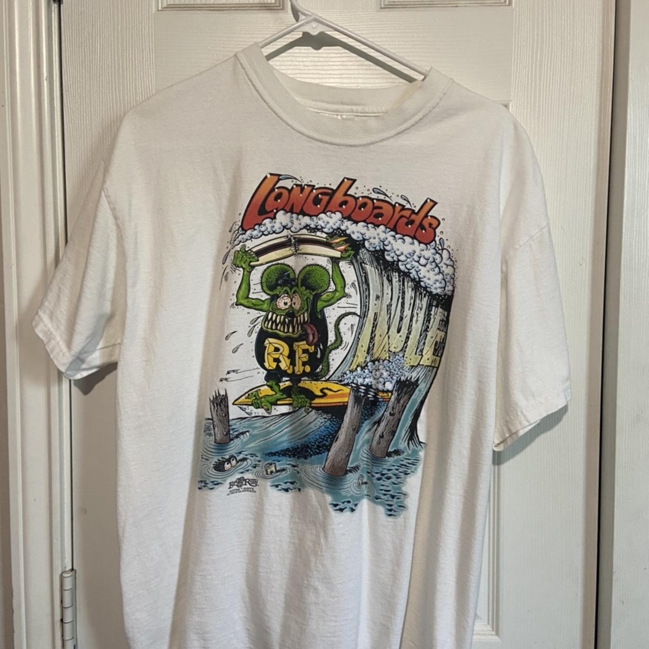 Ed Roth: Rat Fink Surfer Tee (FREE SHIPPING) Size:... | Depop
