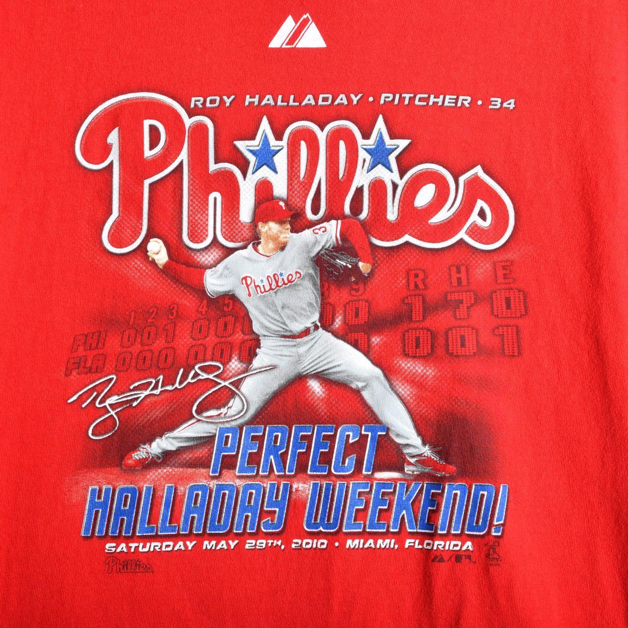 Roy Halladay Philadelphia Phillies Perfect Game... - Depop