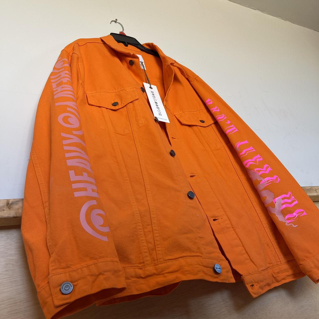 LAST HEAVY Denim Jacket Famous lies Large New with... - Depop