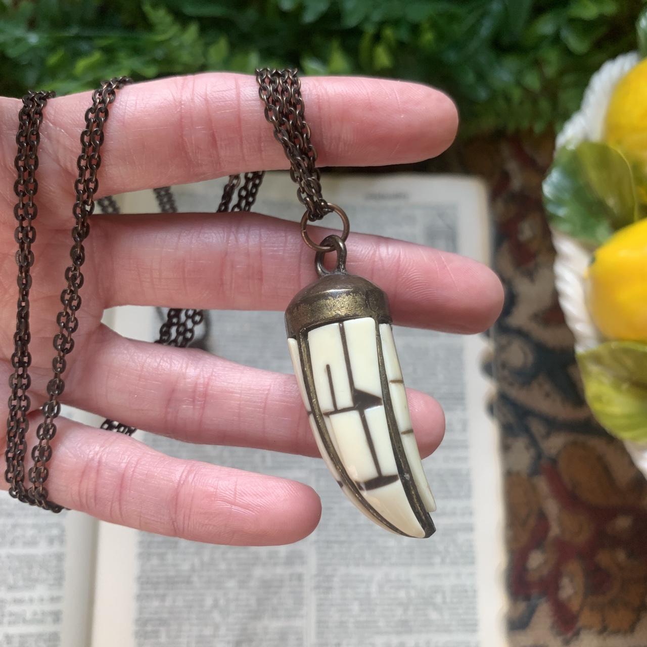 Medieval Fang Amulet ⚔️🩸🦷 Incredible vintage... - Depop