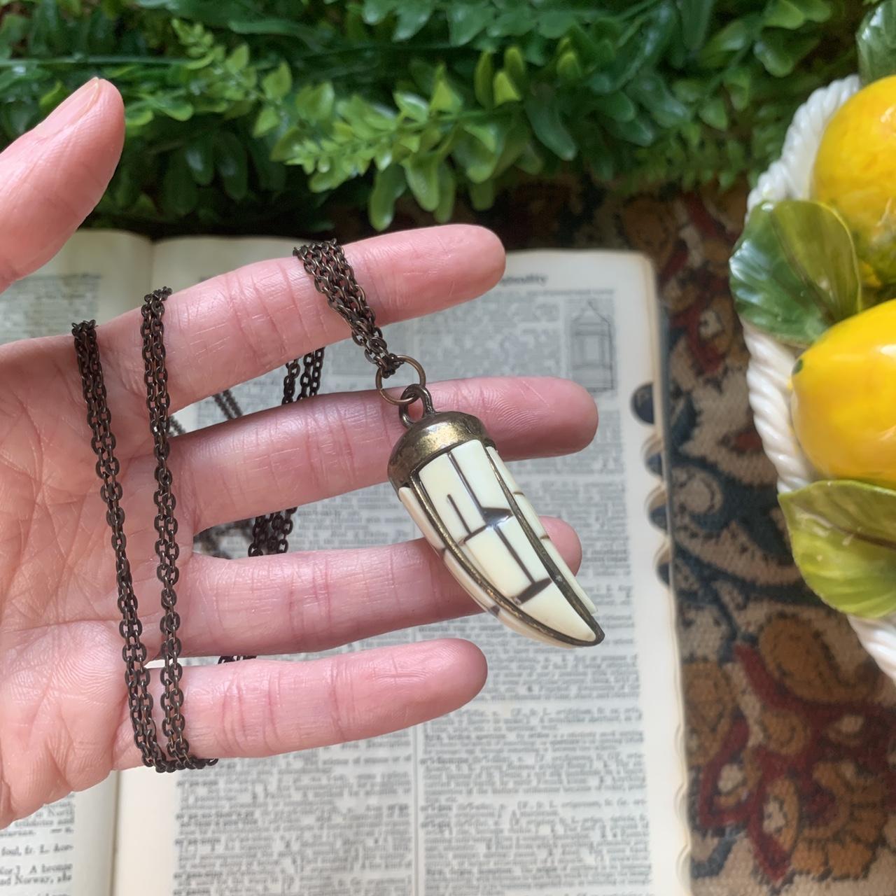 Medieval Fang Amulet ⚔️🩸🦷 Incredible vintage... - Depop
