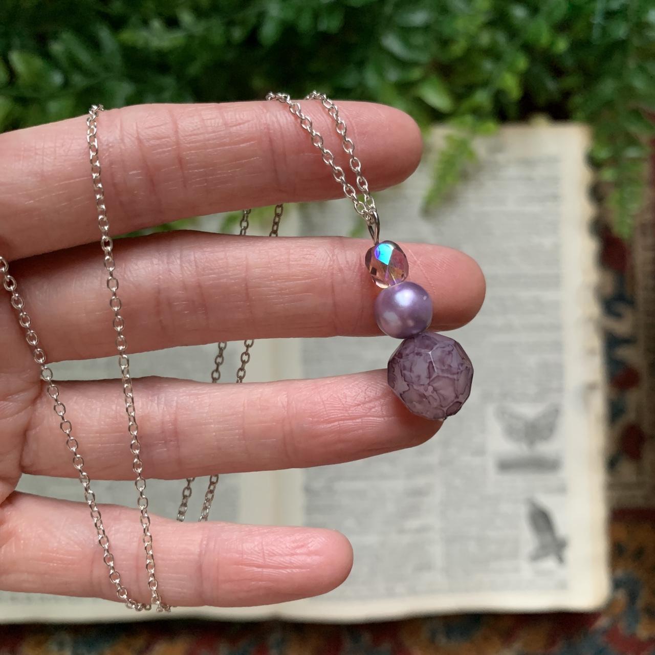 Purple Pixie Orb Amulet 🧚‍♀️🔮🌱🌷 Cutest little vintage... - Depop
