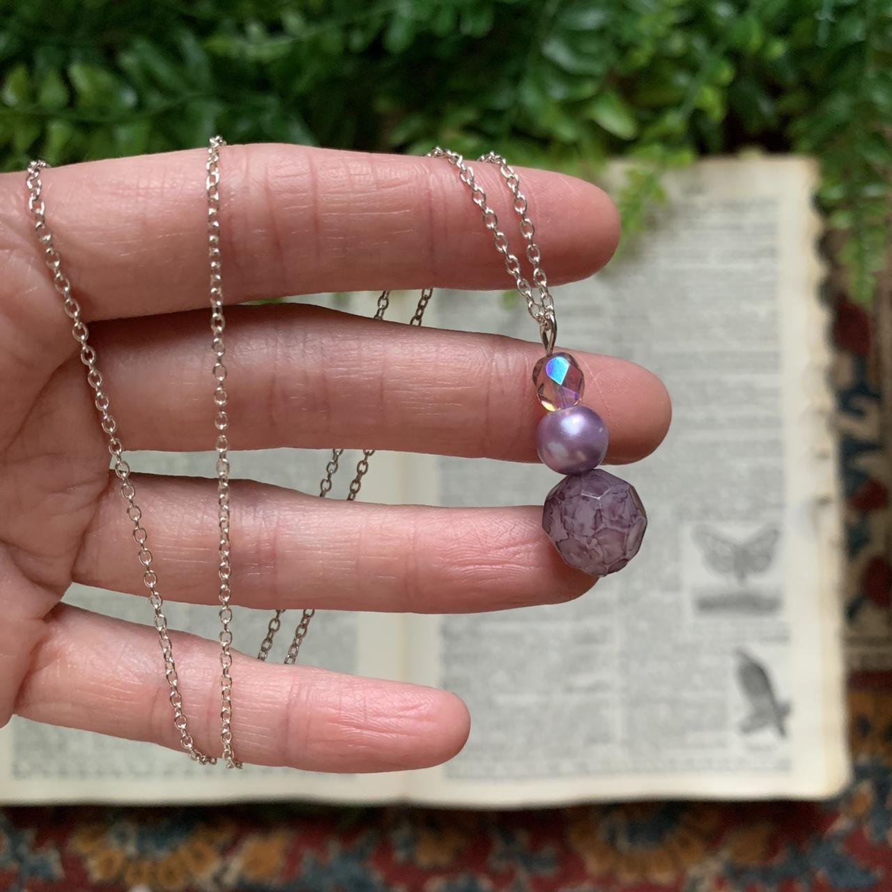 Purple Pixie Orb Amulet 🧚‍♀️🔮🌱🌷 Cutest little vintage... - Depop