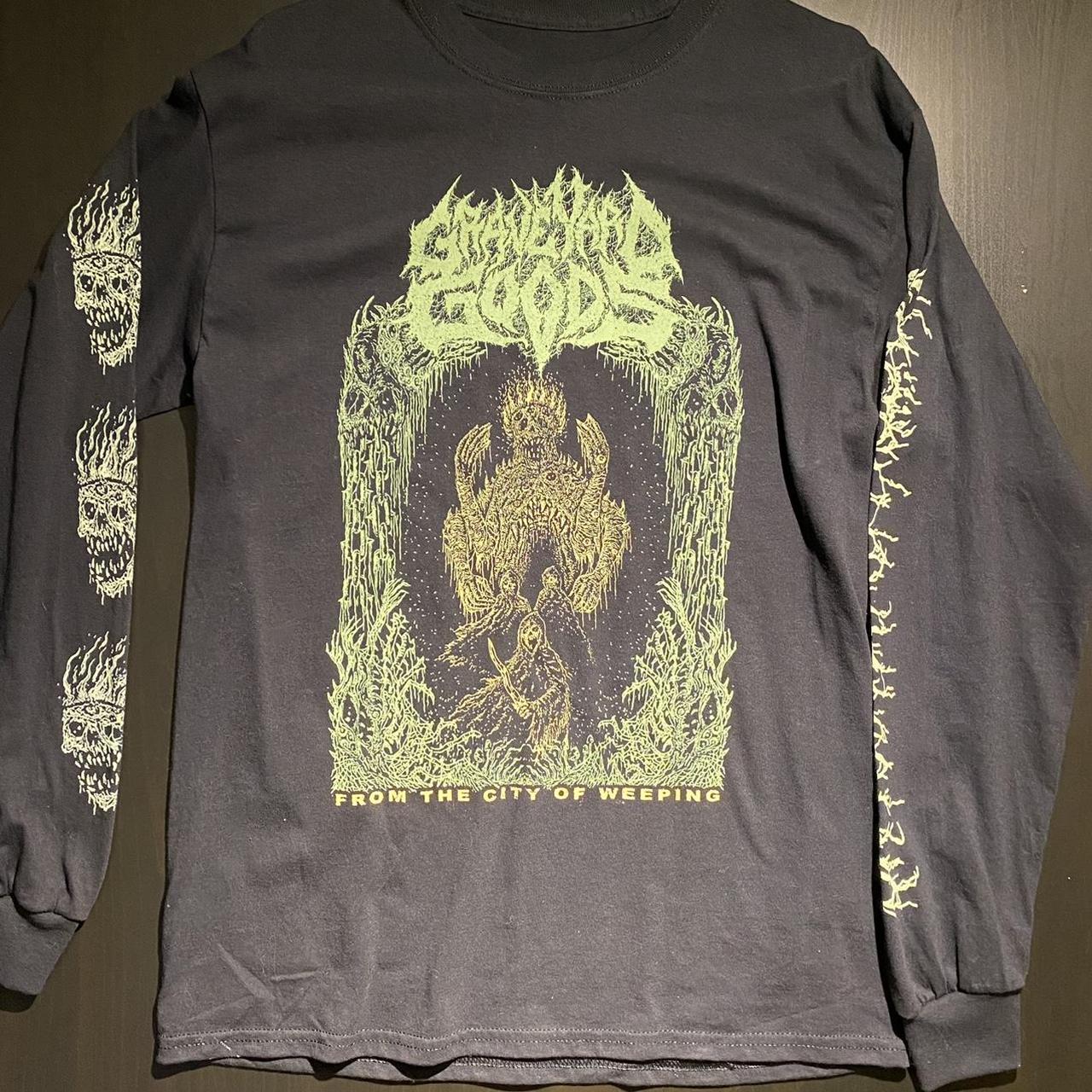 Graveyard Goods brand longsleeve Size Medium. Print... - Depop