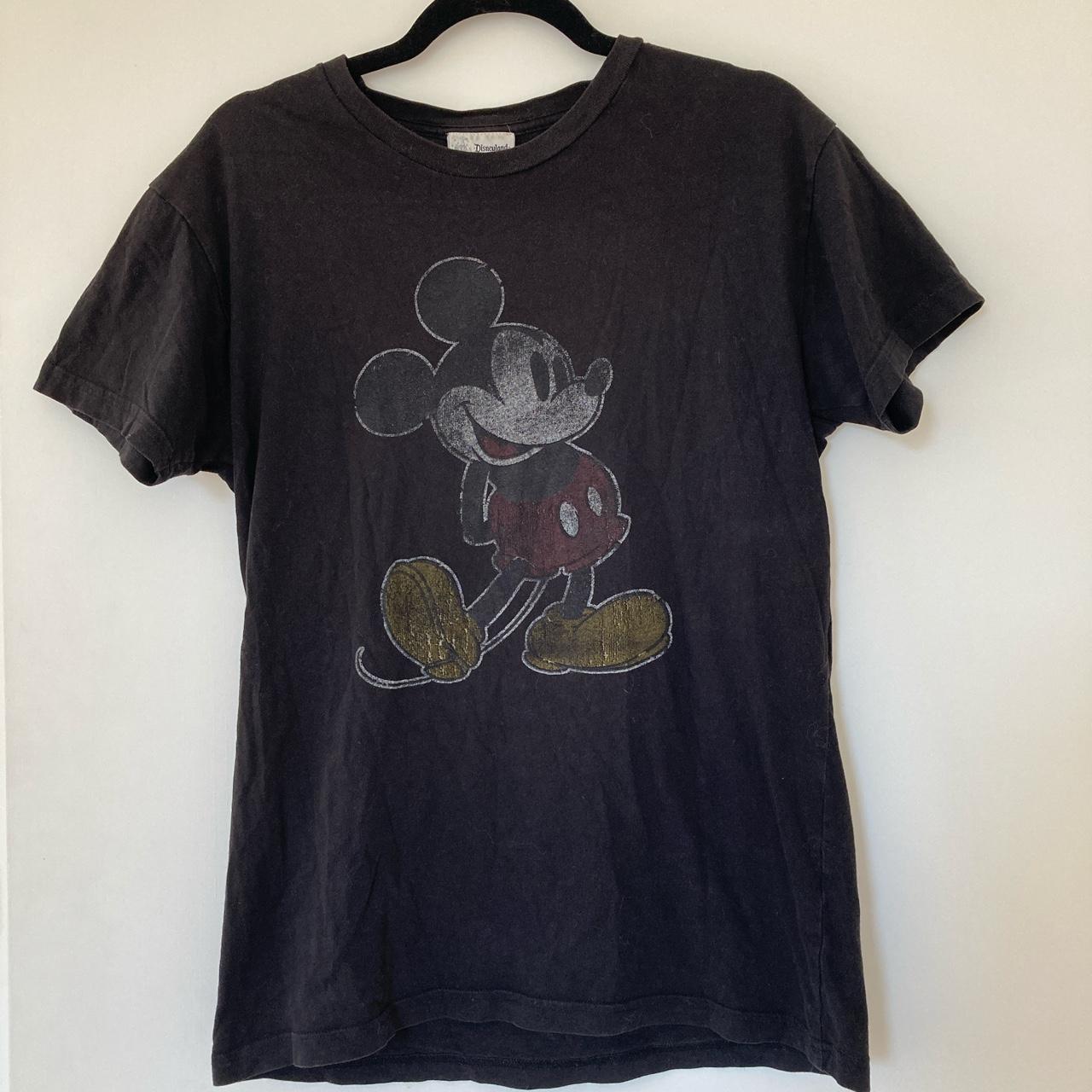 Vintage Black Mickey Mouse DISNEY T-shirt Comes from... - Depop
