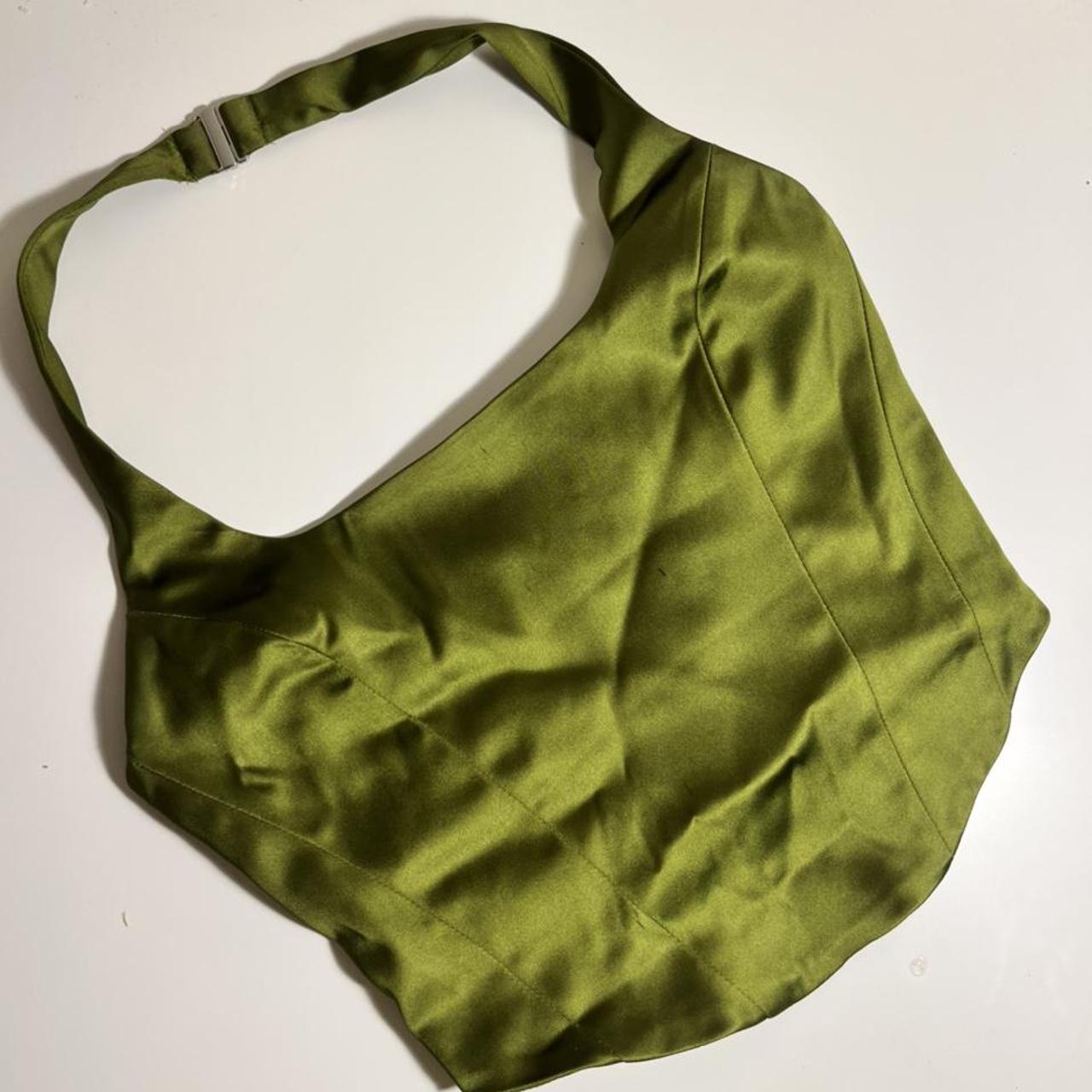 Wilfred/ Aritzia Amazing halter bustier Barley... - Depop