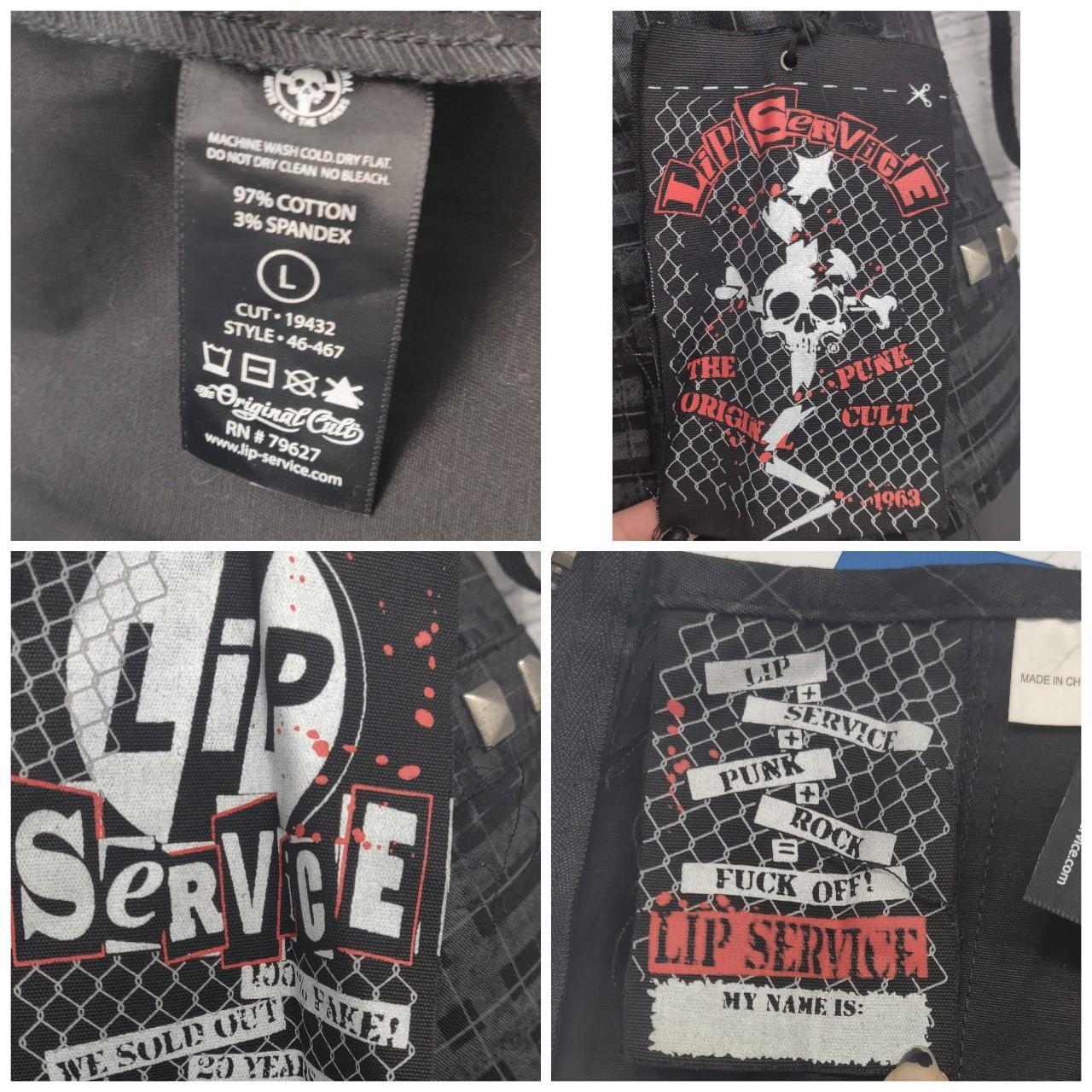 Lip Service Women's Black and Grey | Depop