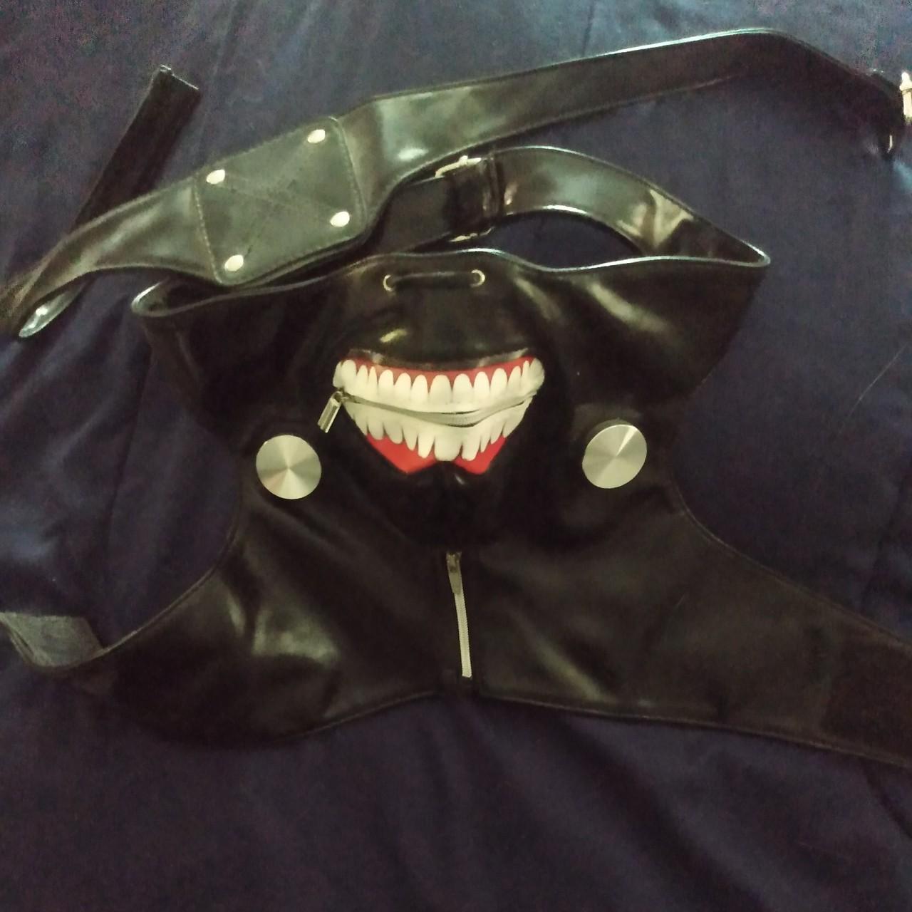 Tokyo Ghoul cosplay mask! With eye patch included!... - Depop