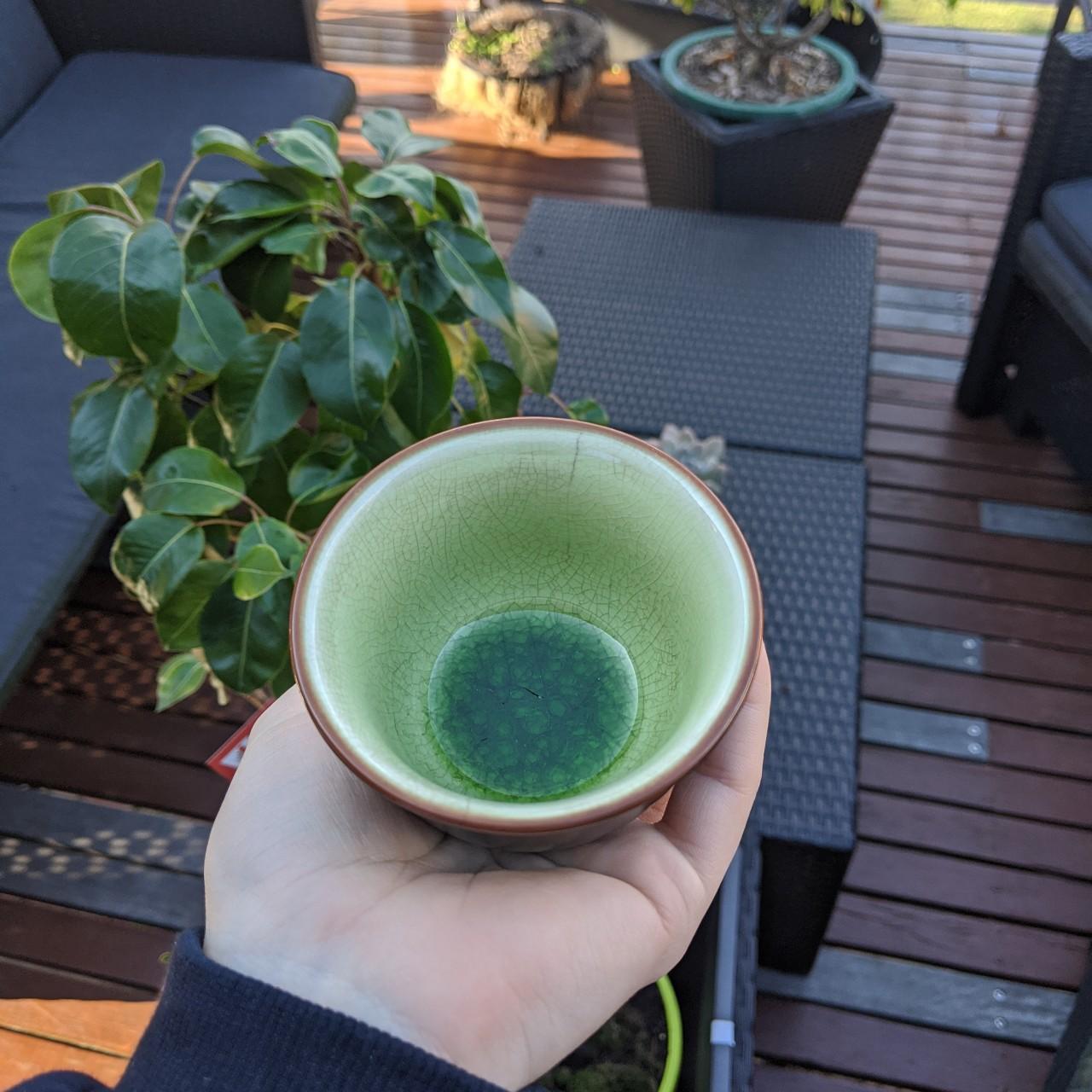 Super cute Japanese style green tea or coffee cup!... - Depop
