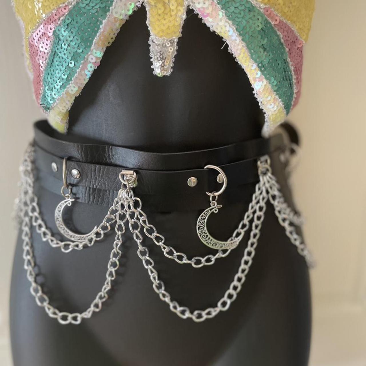 Studded moon lunar hoop belt Halloween 🎃... - Depop