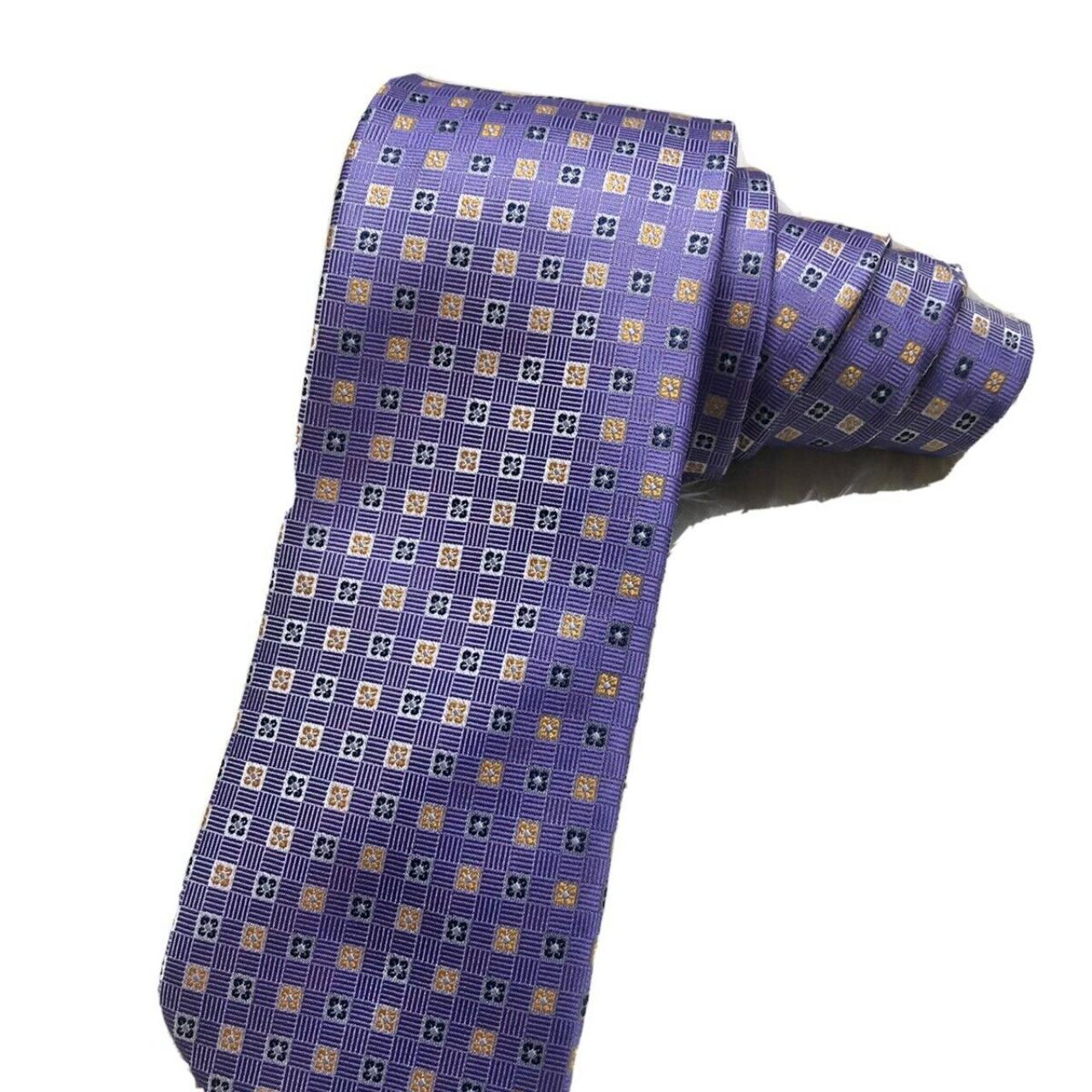 Creazioni Tucci Firenze Men's Tie Purple Easter... - Depop