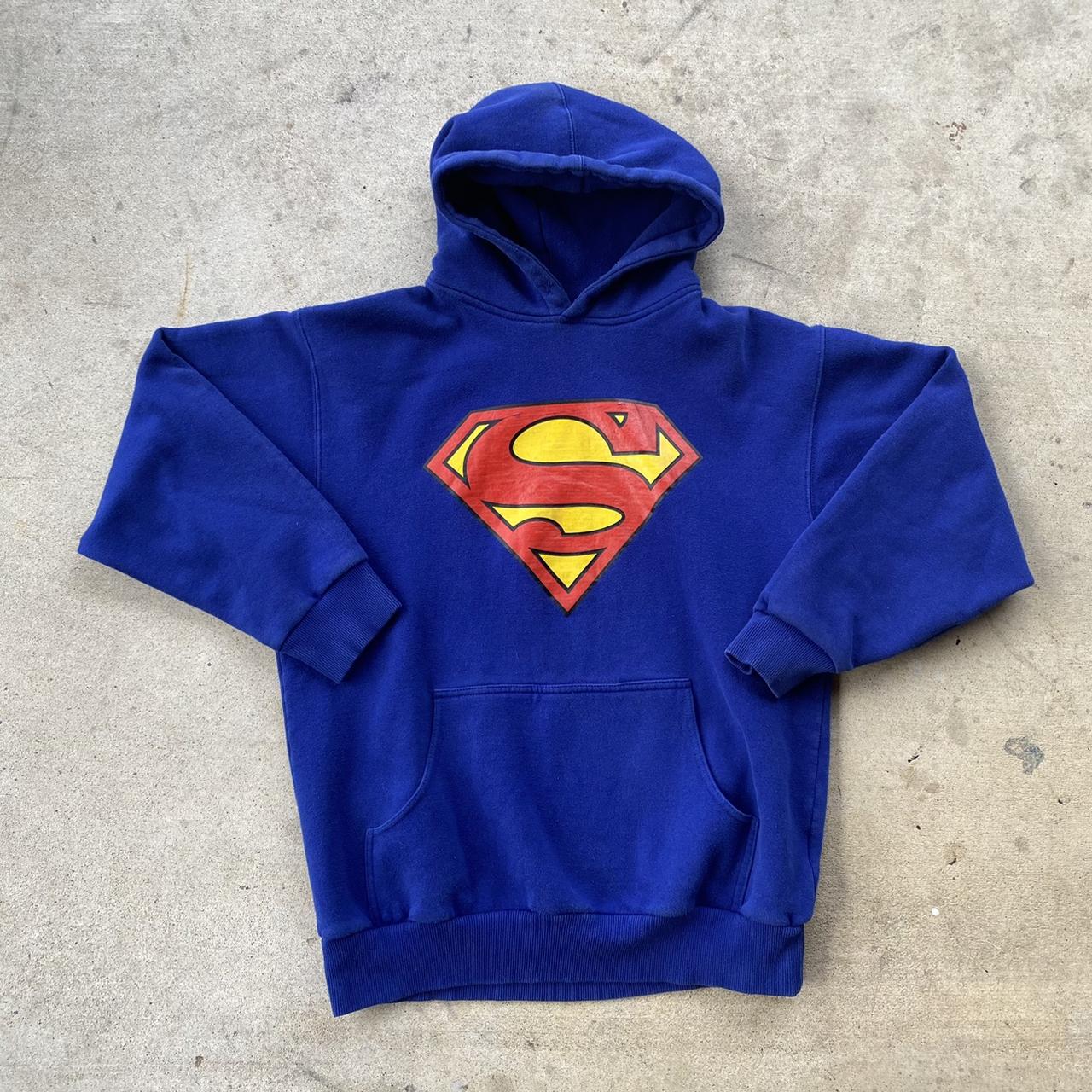 Y2K 2003 Superman hoodie! Made by warner Bros and... - Depop