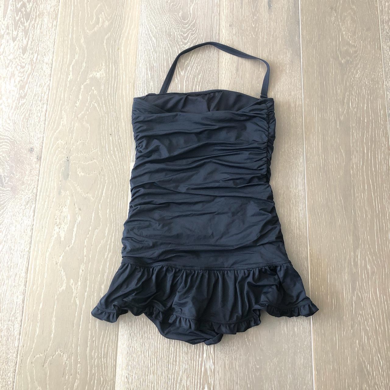 One-piece bathing suit with cute ruffles, detachable... - Depop
