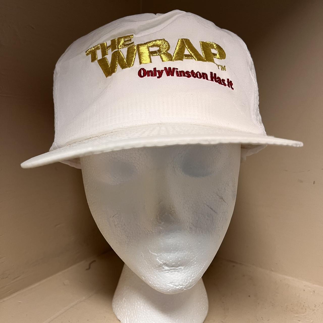 Vintage 80s Winston Cigarettes The Wrap SnapBack Hat... - Depop