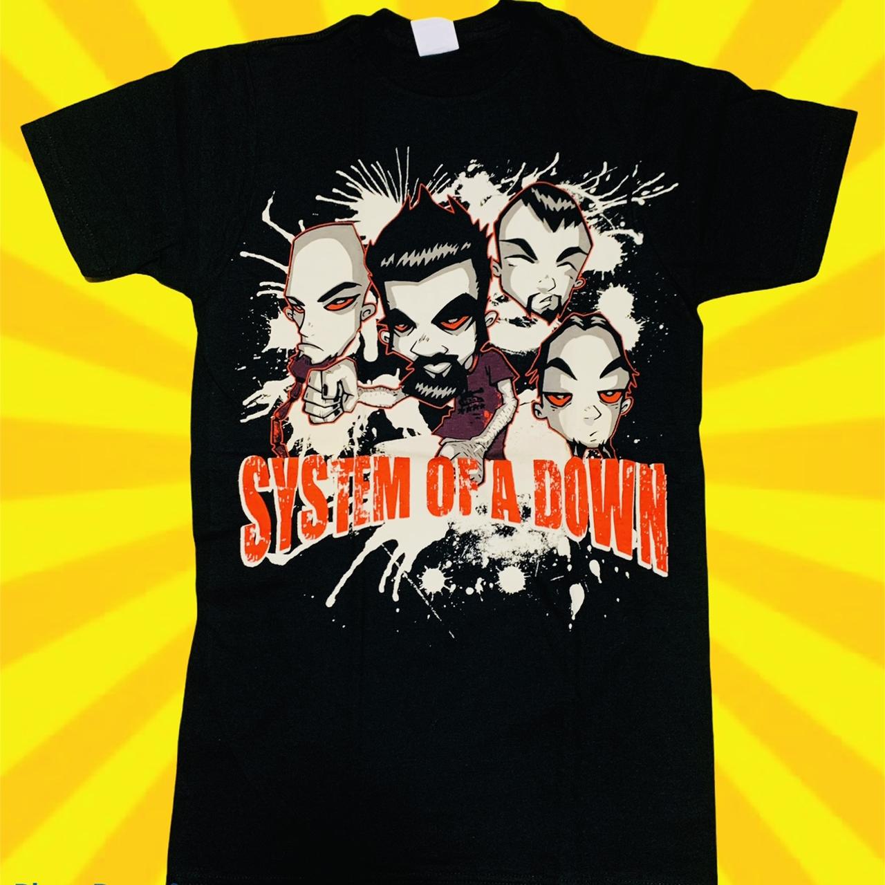 System of a Down black T-shirt Crisp black Brand... - Depop