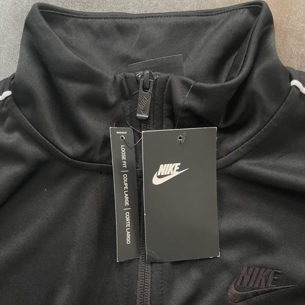 Men’s Nike black tracksuit top, brand new, never... - Depop