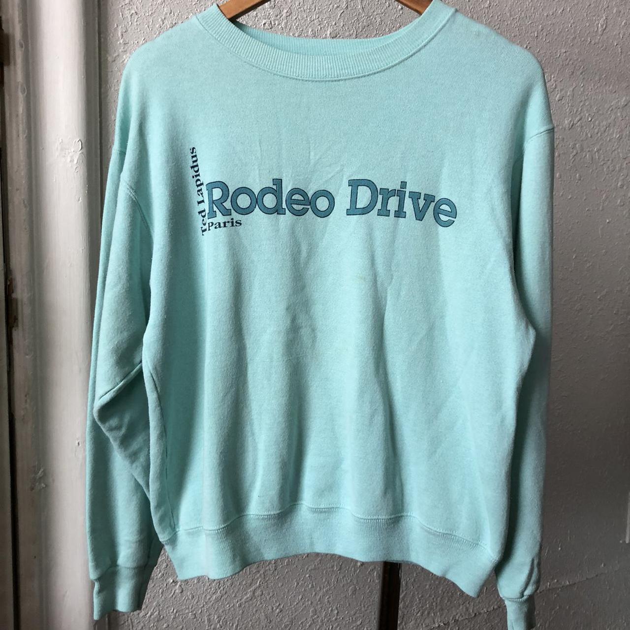 Vintage 80s 90s Rodeo Drive Minty Pastel Blue ... - Depop