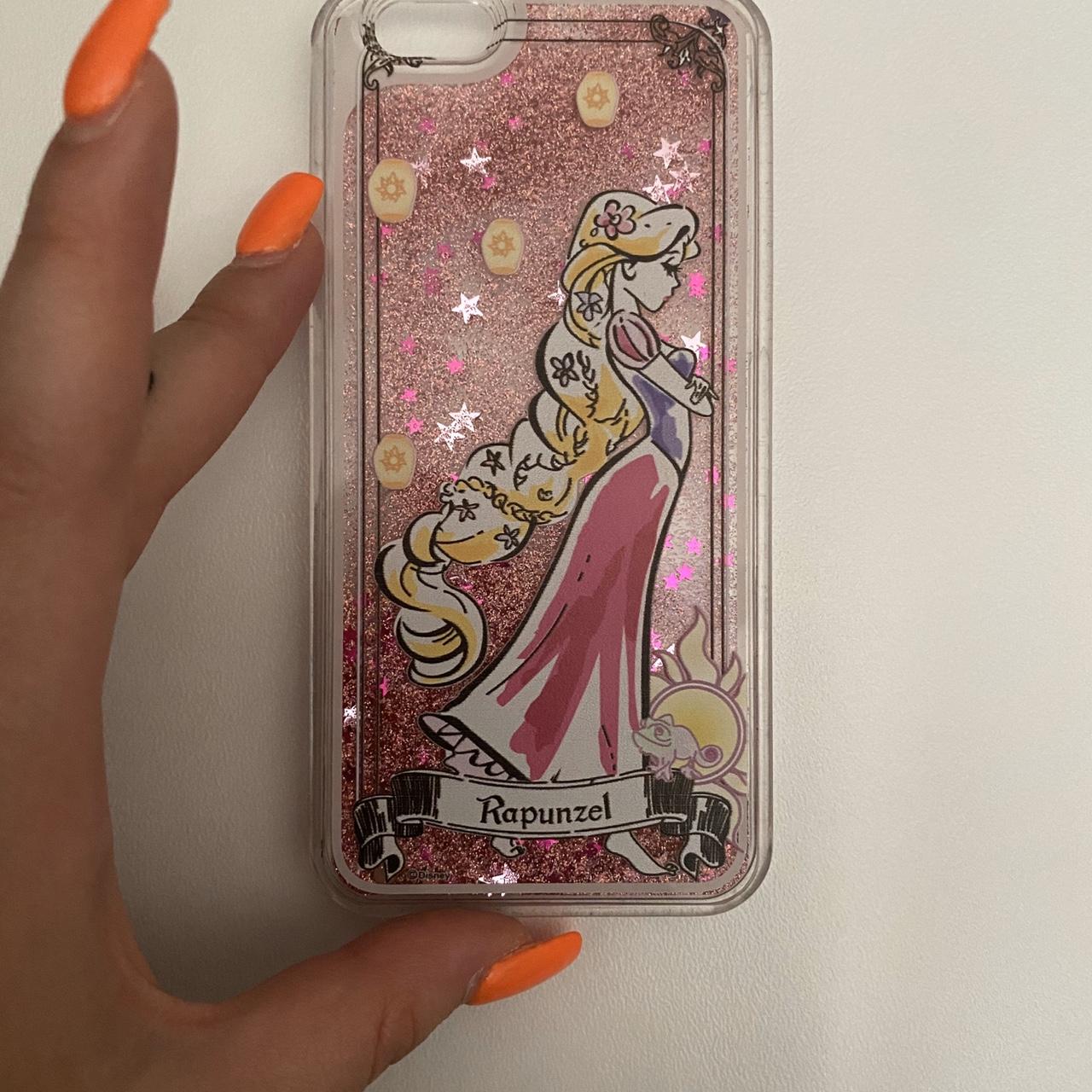 💕💜GLITTER RAPUNZEL IPHONE 6S CASE💜💕 like new - light... - Depop
