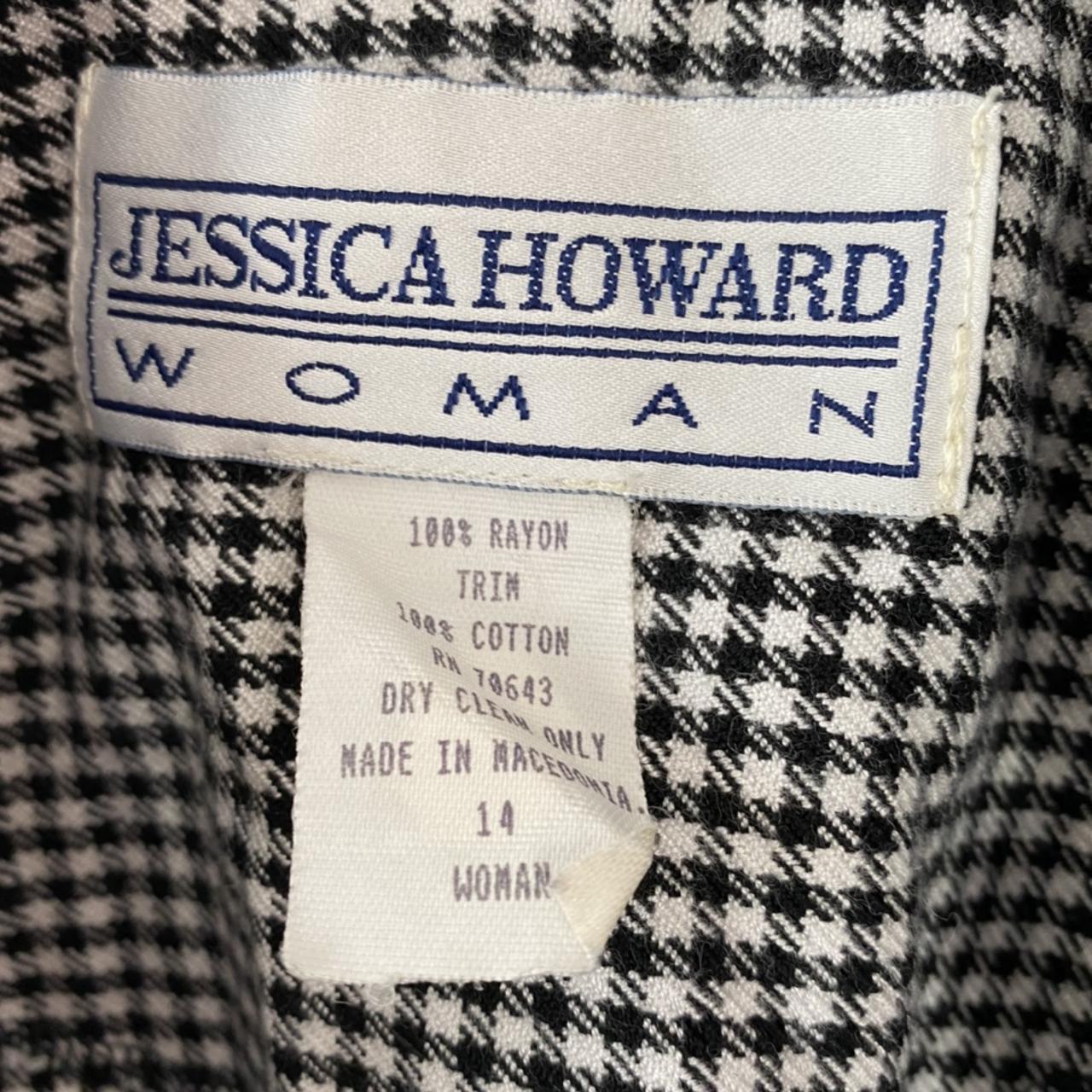 Jessica Howard Dust Longline Houndstooth Coat ( not... - Depop