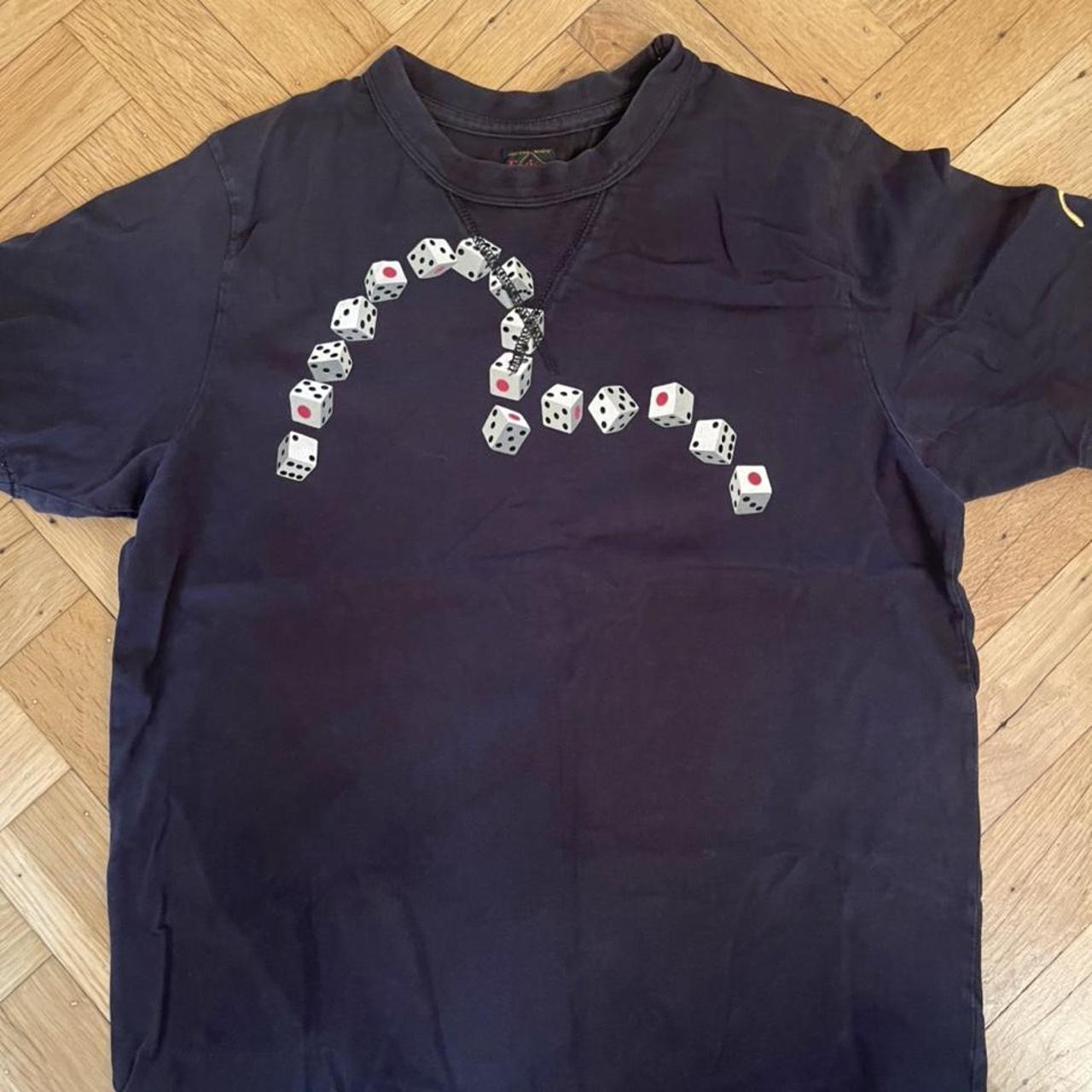 Evisu heritage dice t shirt Excellent condition XL... - Depop