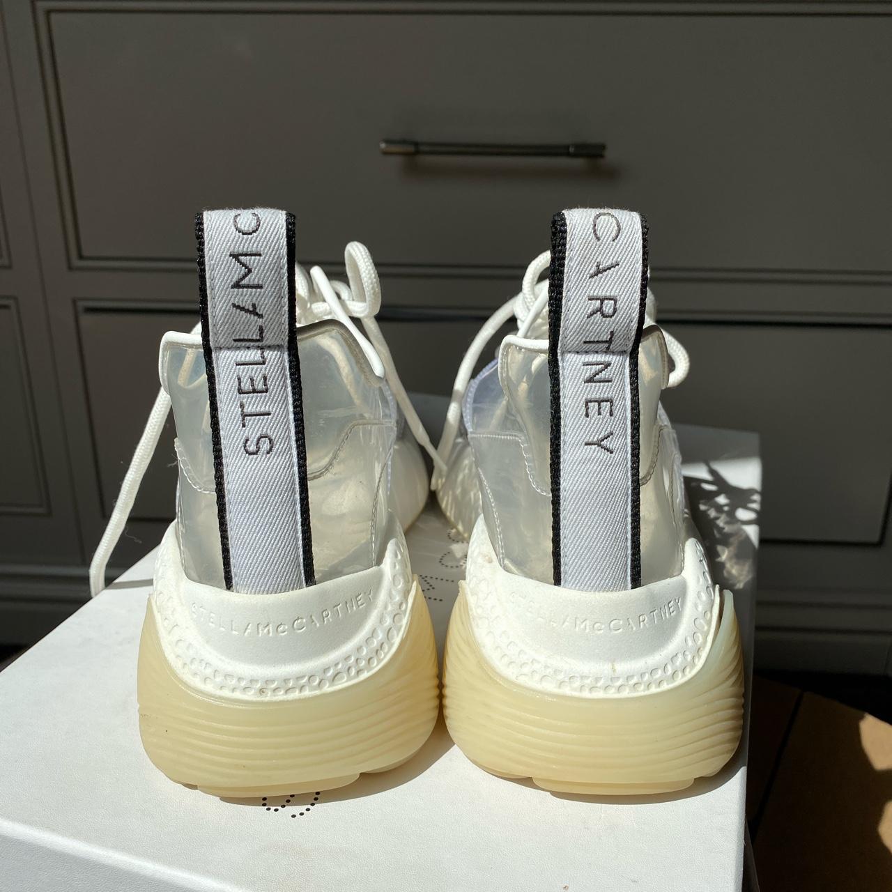 Stella McCartney clear plastic trainers - Depop