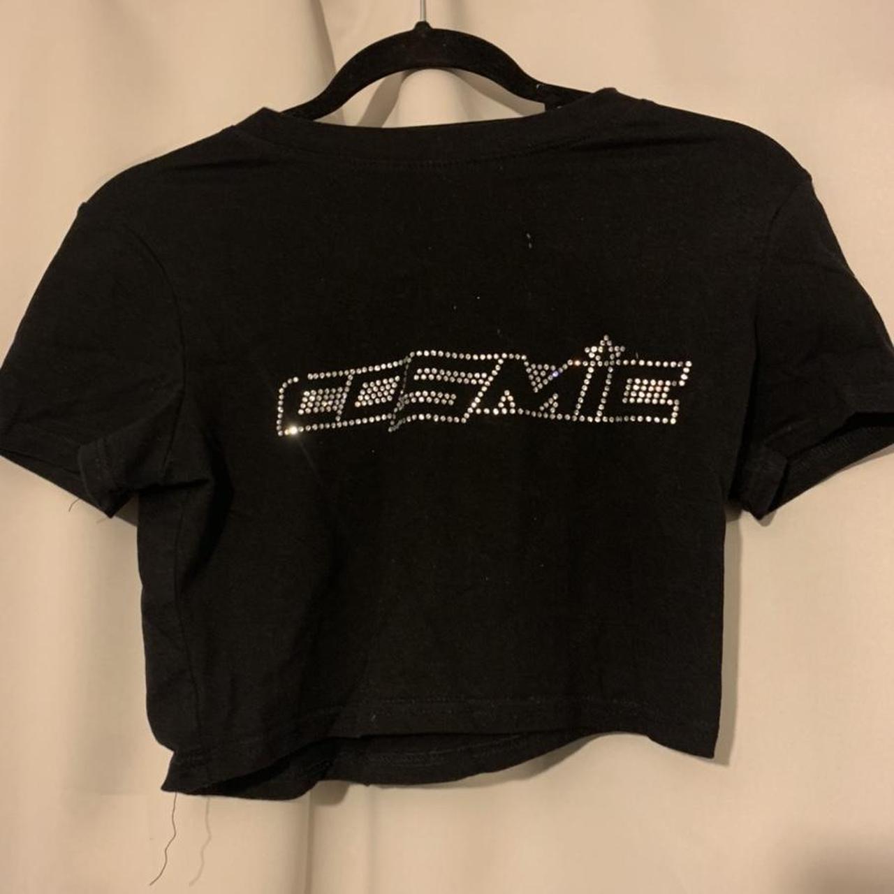 Selling my black cosmic top, worn a few times, size... - Depop