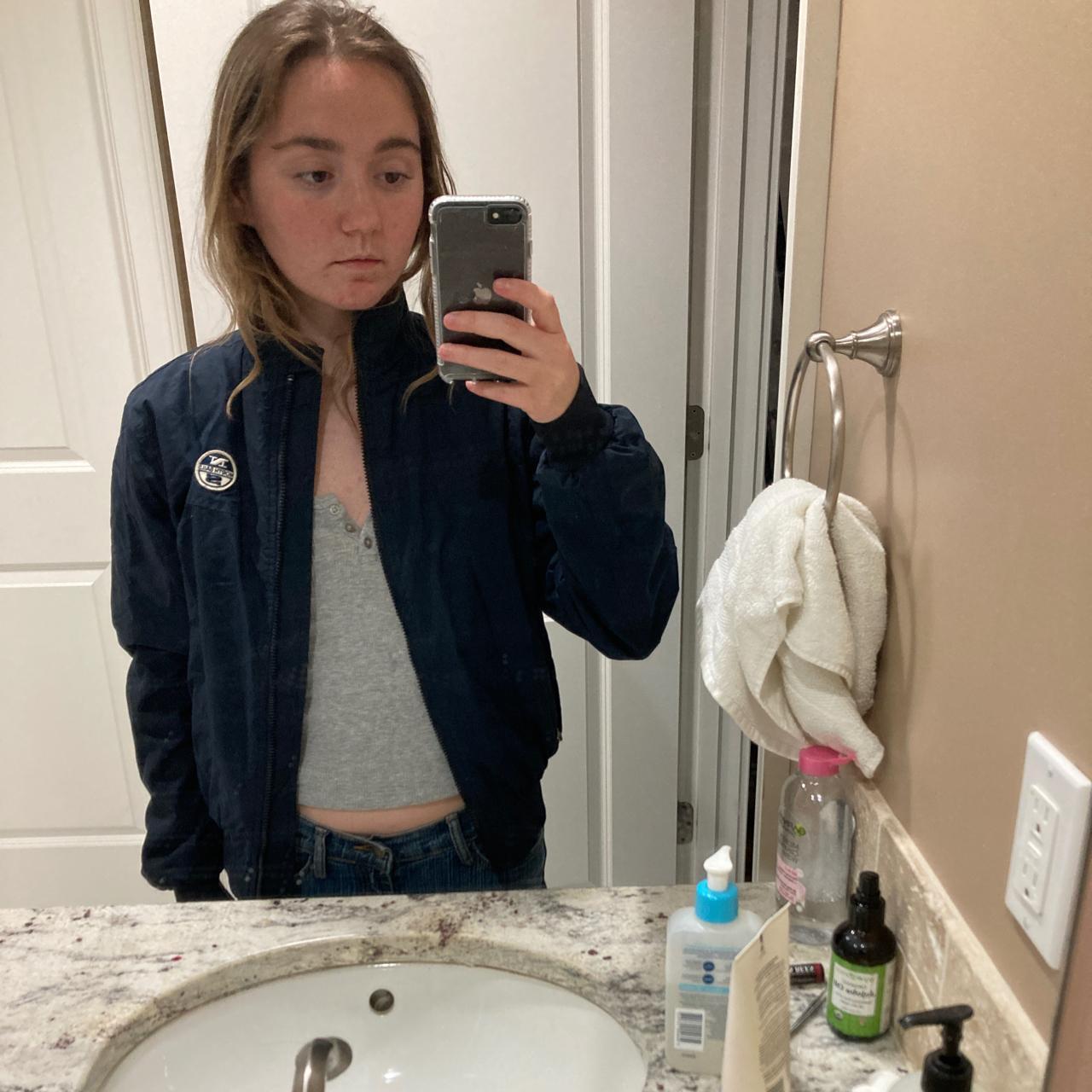 Awesome vintage sailing waterproof bomber jacket!... - Depop