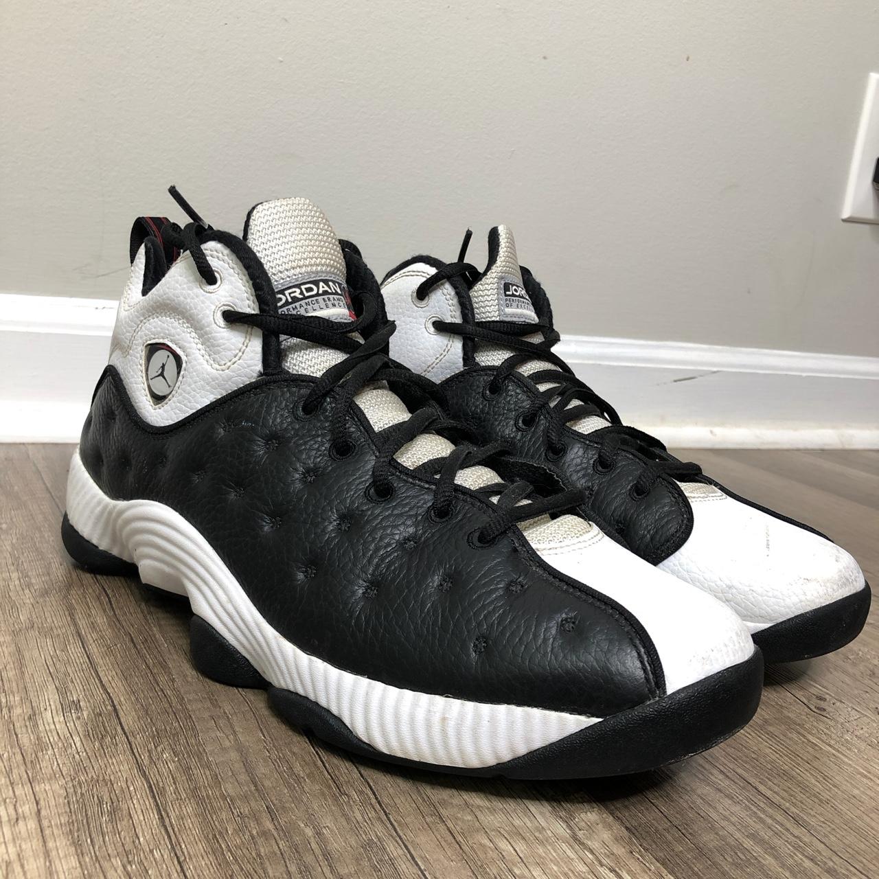 TEAM JORDANS ️ No box #jordans #vintage #black... - Depop