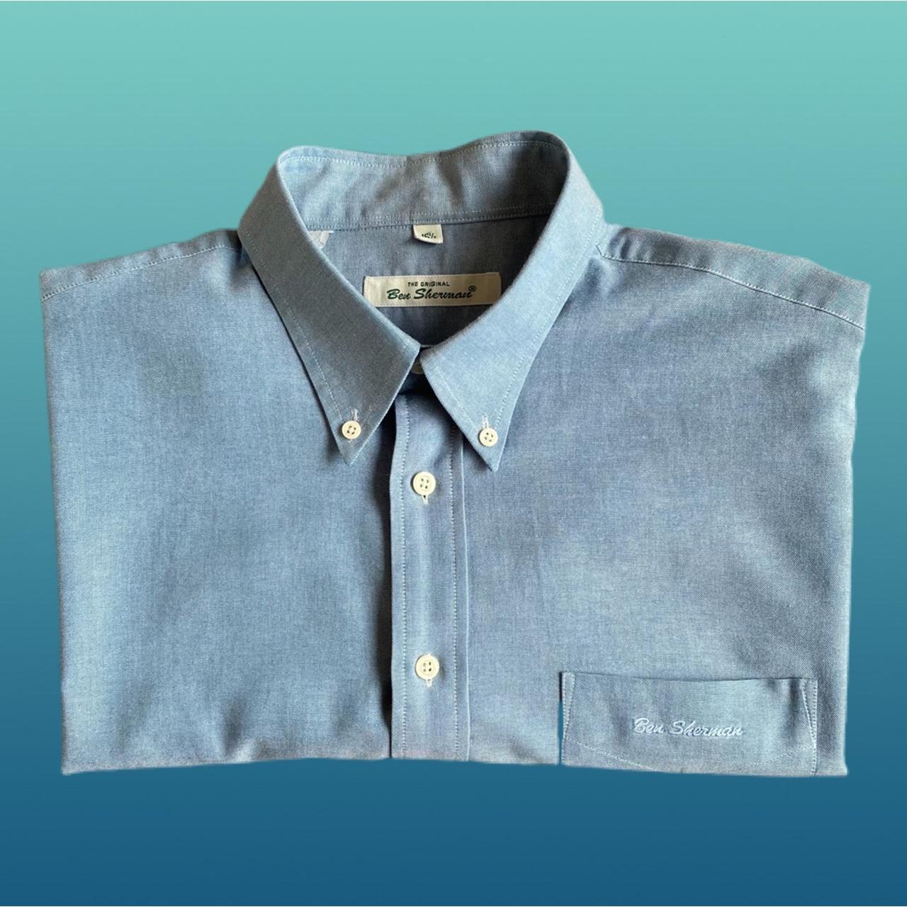 Retro Ben Sherman Mod Style Shirt / Short Sleeves /... - Depop